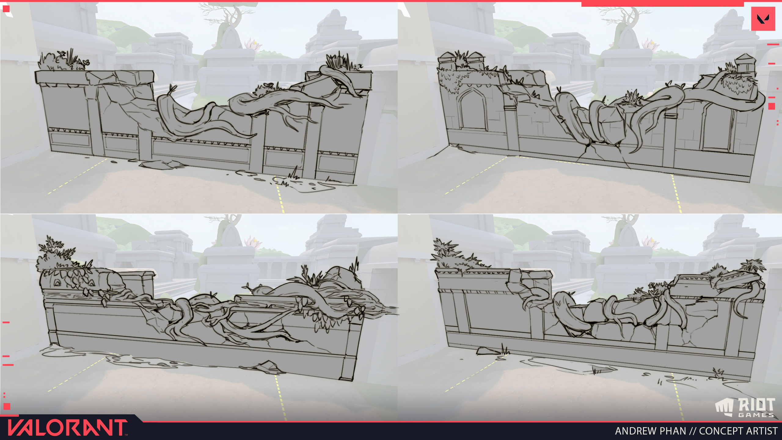 Droo Designs - VALORANT // LOTUS VISUAL DEVELOPMENT