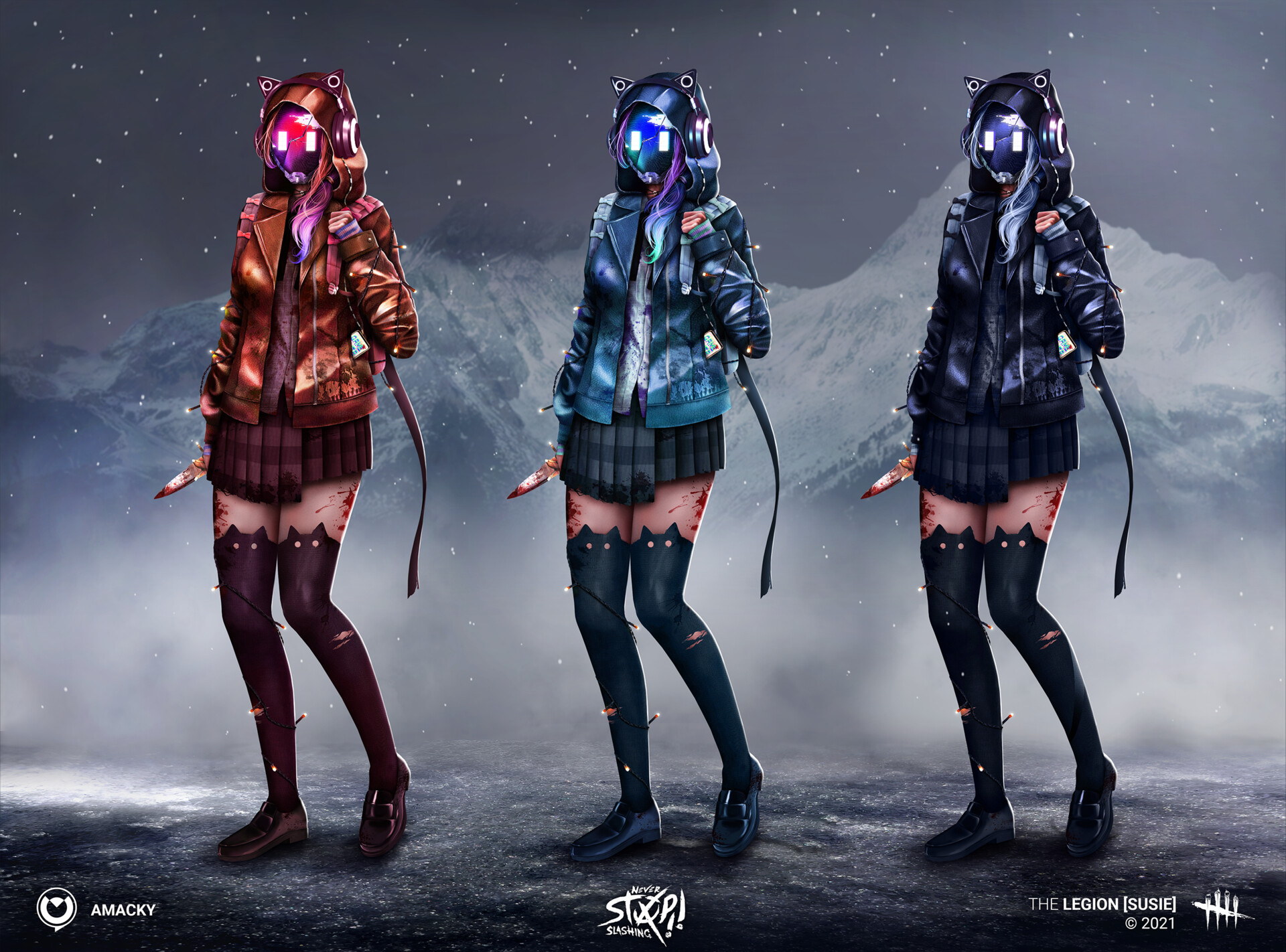 Amacky - Dead By Daylight | NEVER STOP SLASHING - KAWAII EDITION