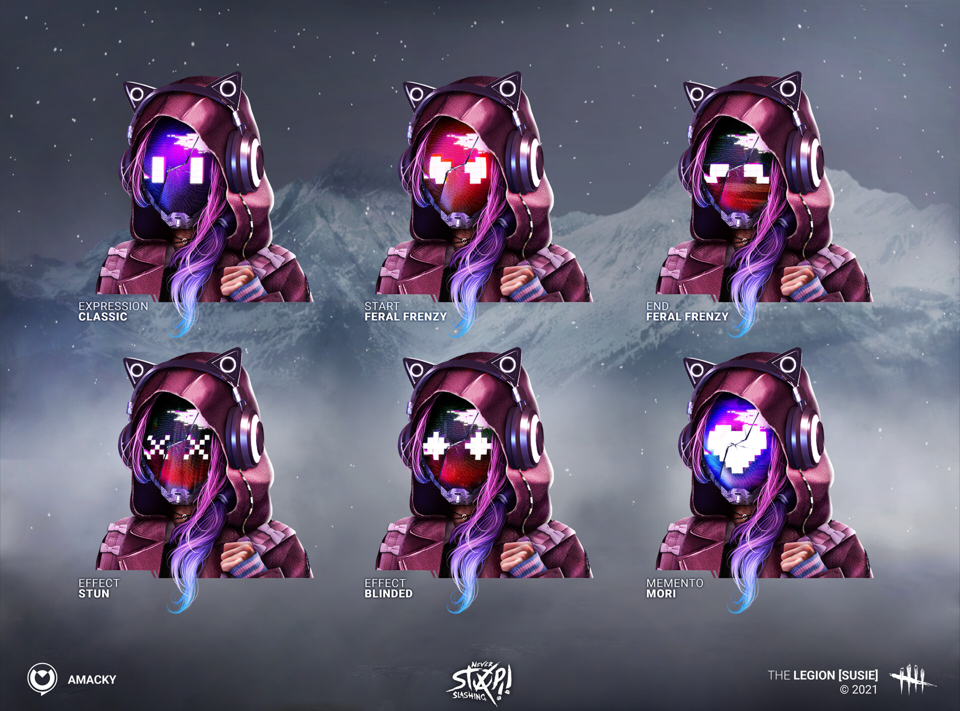 Amacky - Dead By Daylight | NEVER STOP SLASHING - KAWAII EDITION