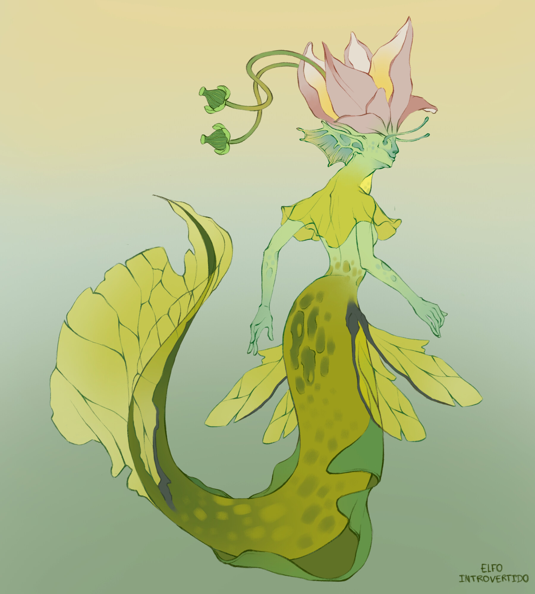 ArtStation - Pond Mermaid