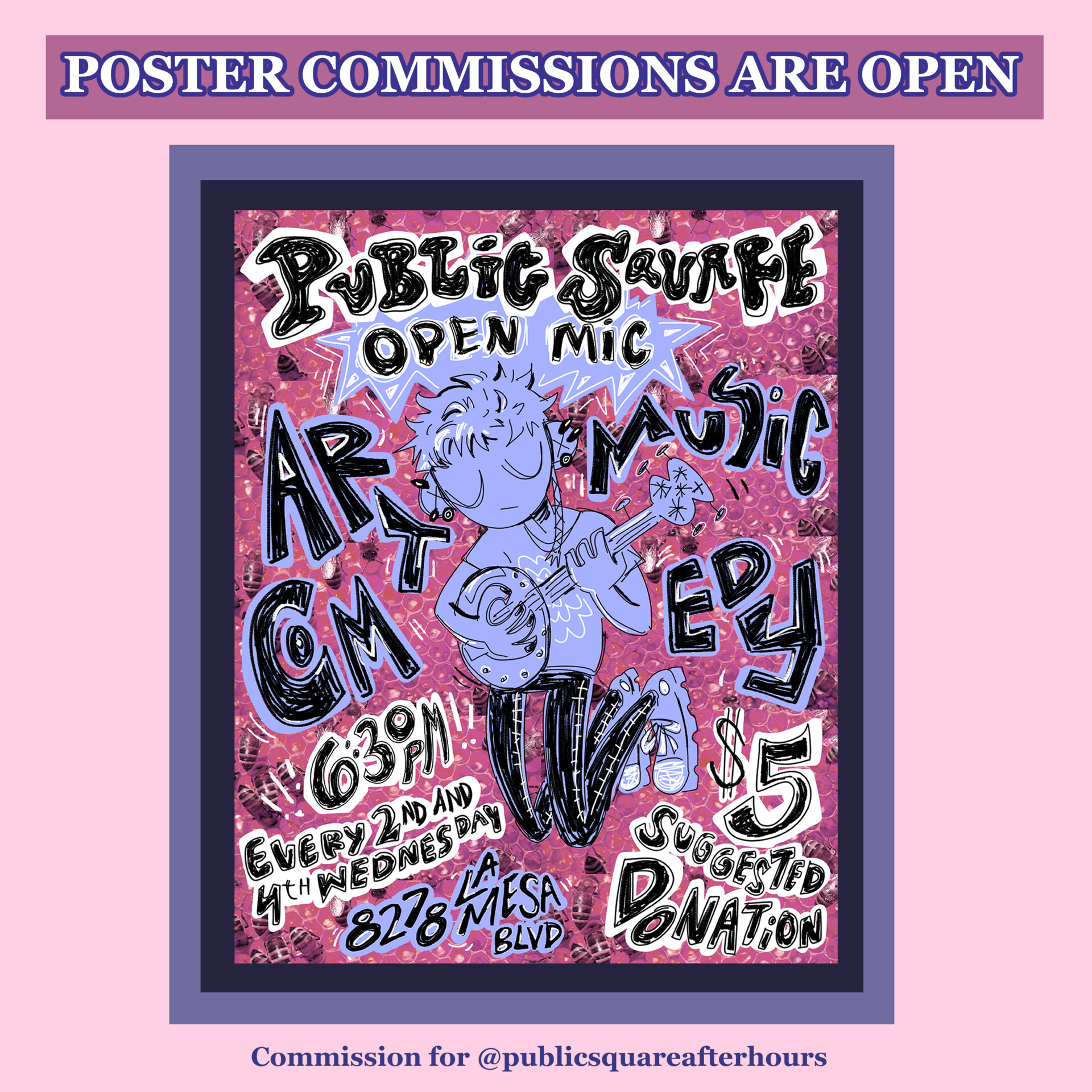 ArtStation - Poster Commission INFO