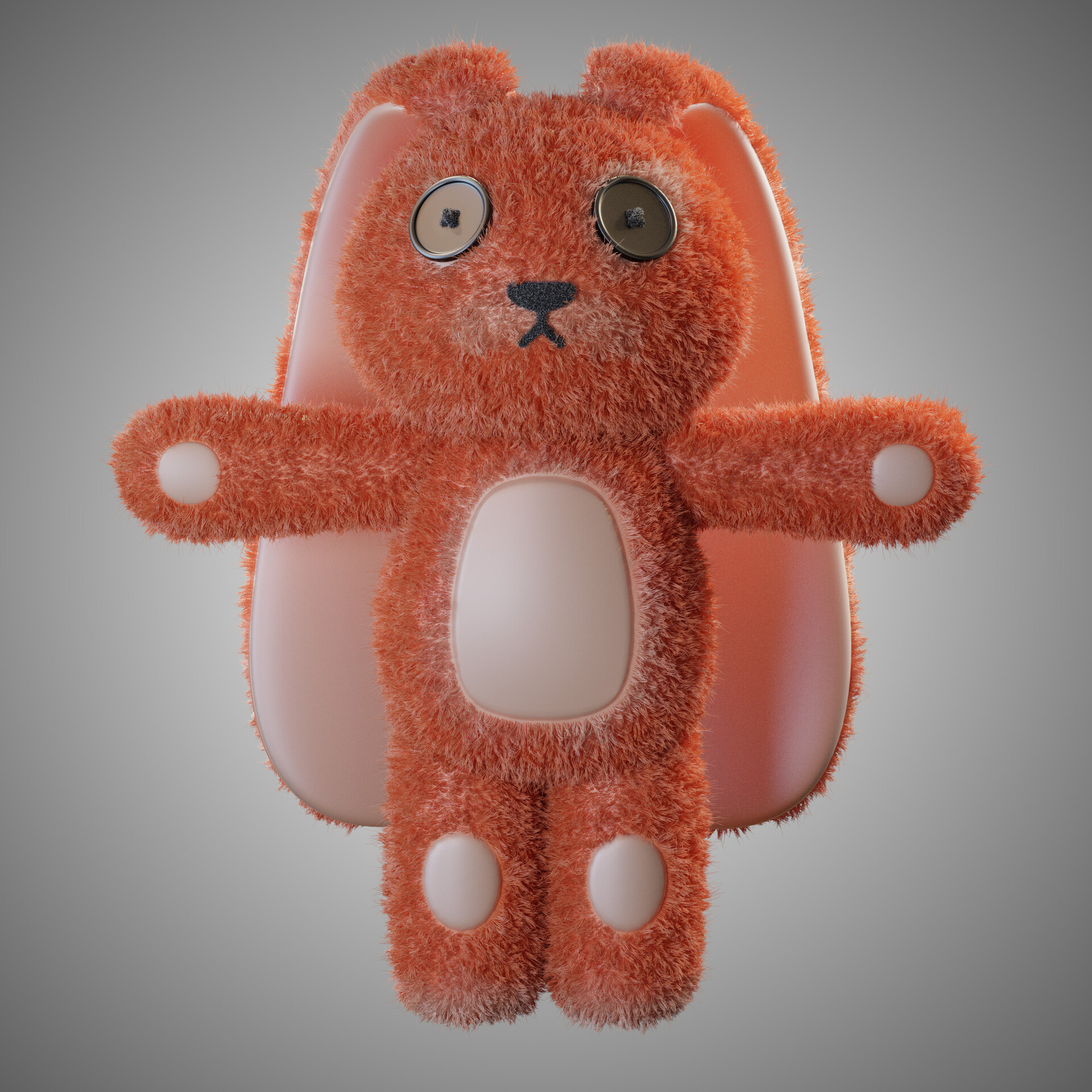 ArtStation - 3D Rabbit Character with Hair and Fur