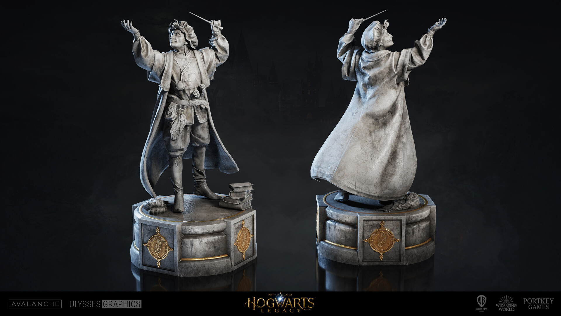 Petro Nemyrivskyi - Hogwarts Legacy - Leviosa Statue