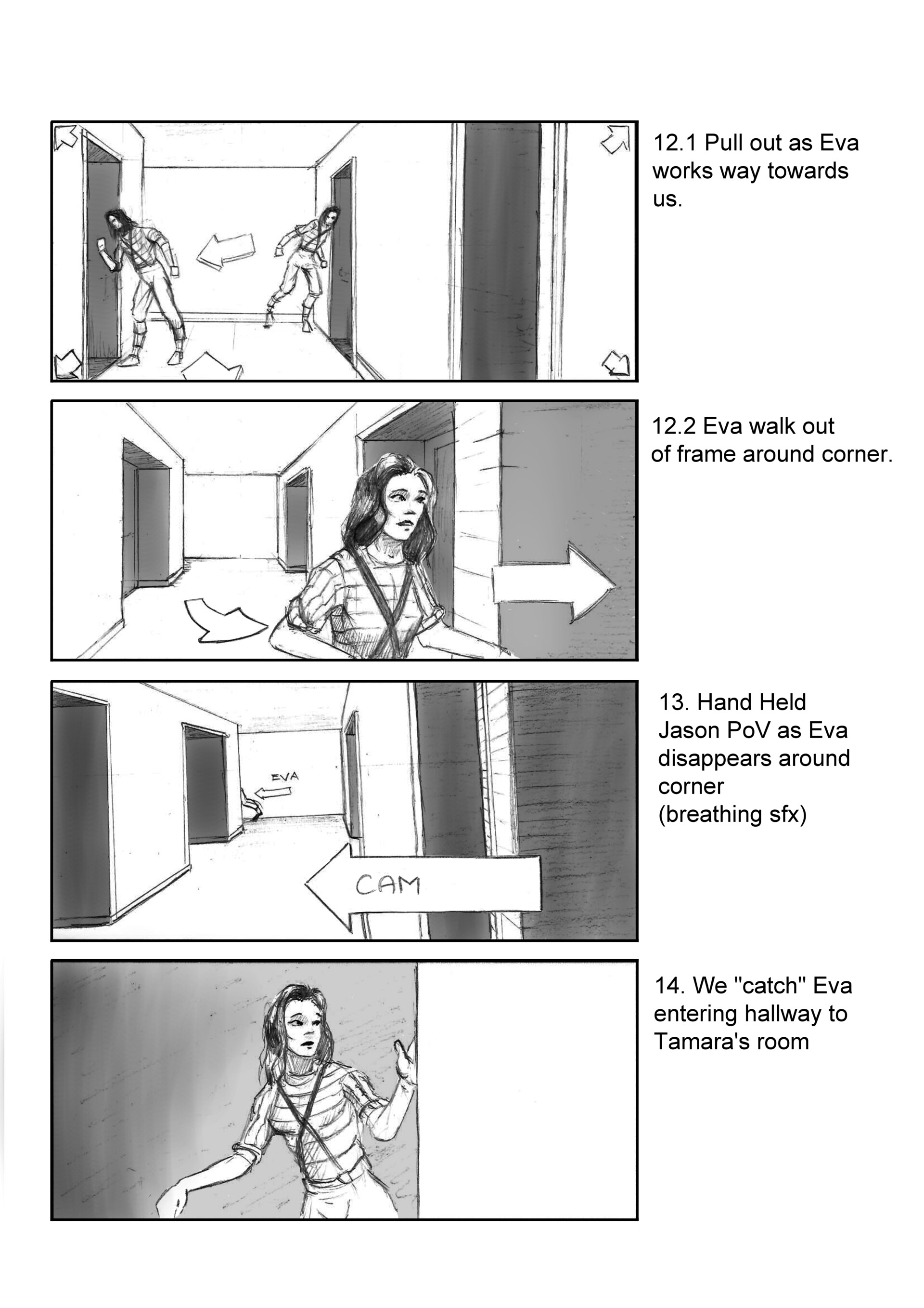 Ben Savigear - Horror Storyboard