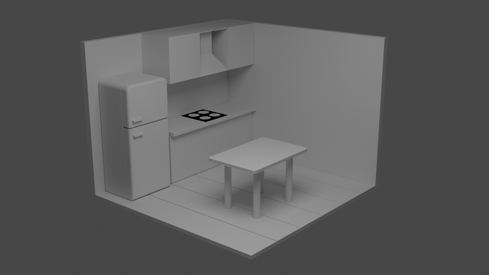 ArtStation - Kitchen Model Unfinished