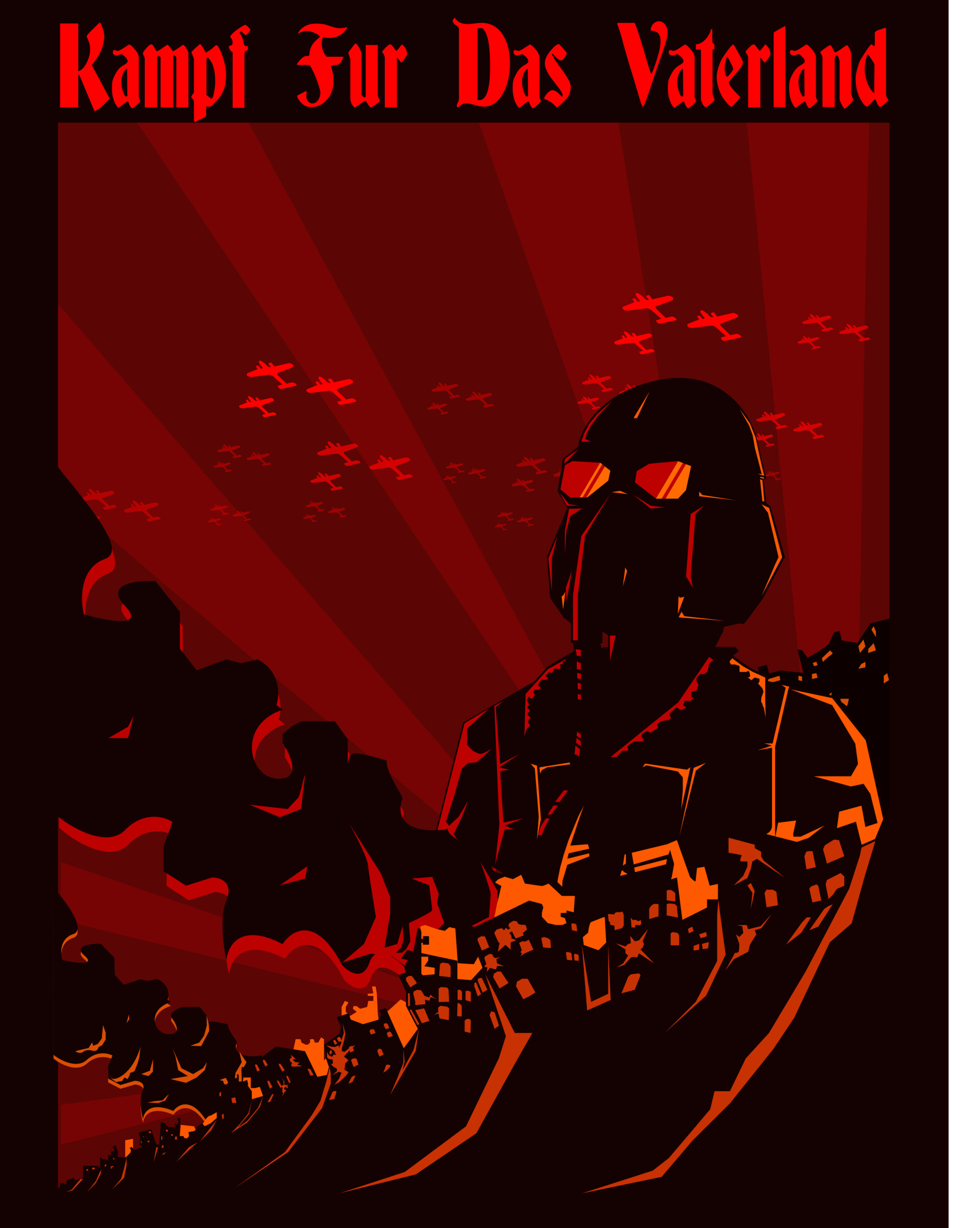 ArtStation - Propaganda Posters for Sky on Fire 1924