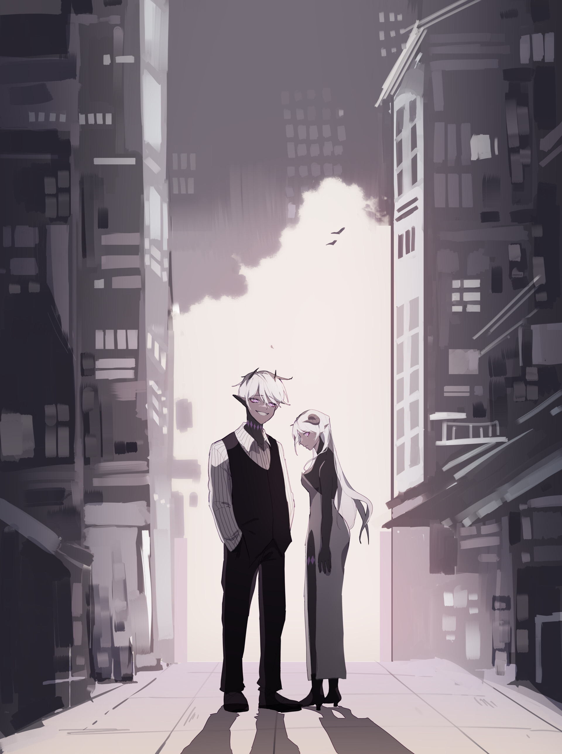 ArtStation - Monochrome City