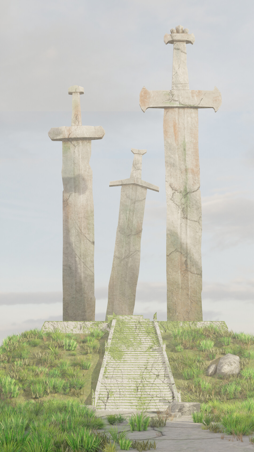 ArtStation - Sword Monument