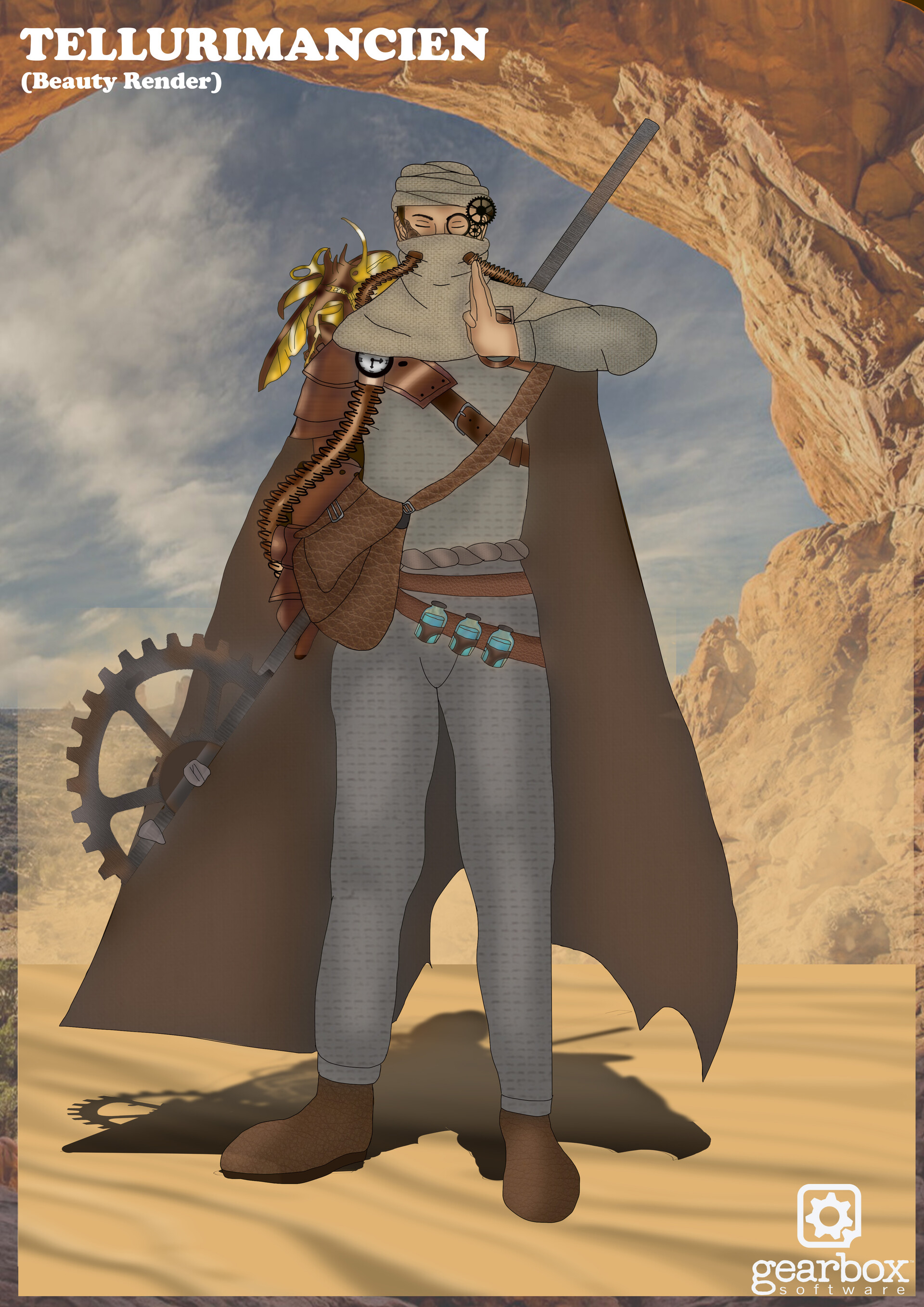 Alice Pham - [Character Design 2023] | Steampunk Adventurer 25/01/2023