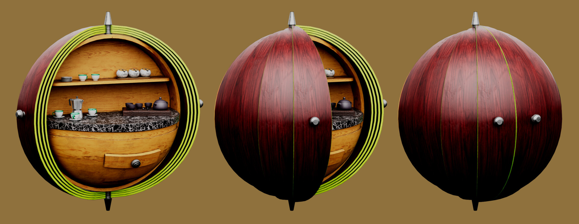 Stanislau - Spherical shelf