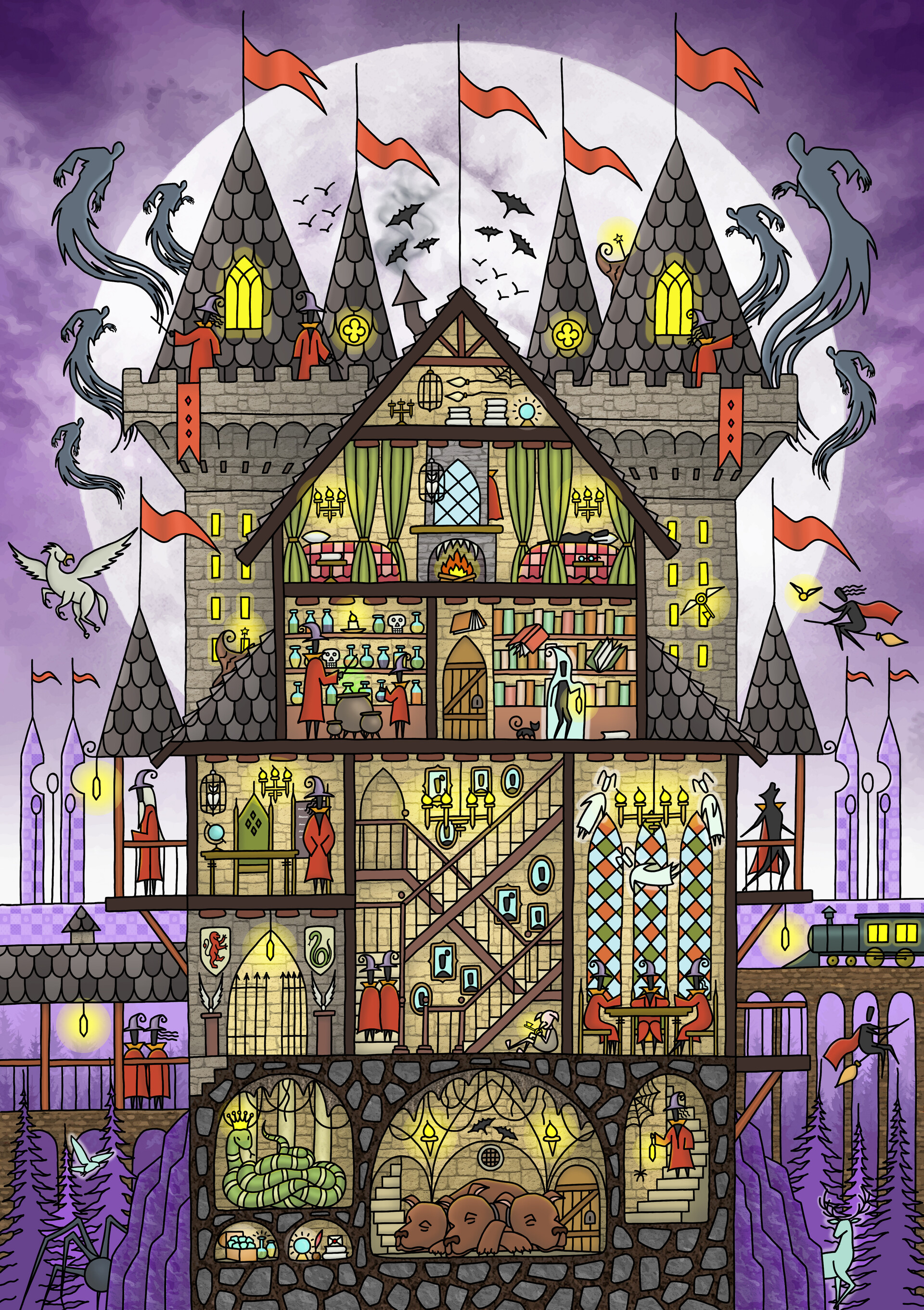 ArtStation - Scene 19: Academy of Magic