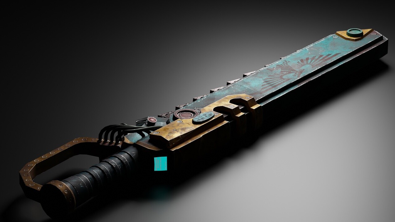 Steampunk Chainsaw Sword