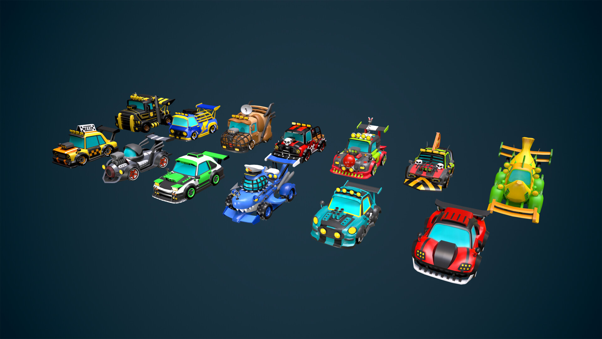 ArtStation - Low Poly Drift Vehicles Part 2