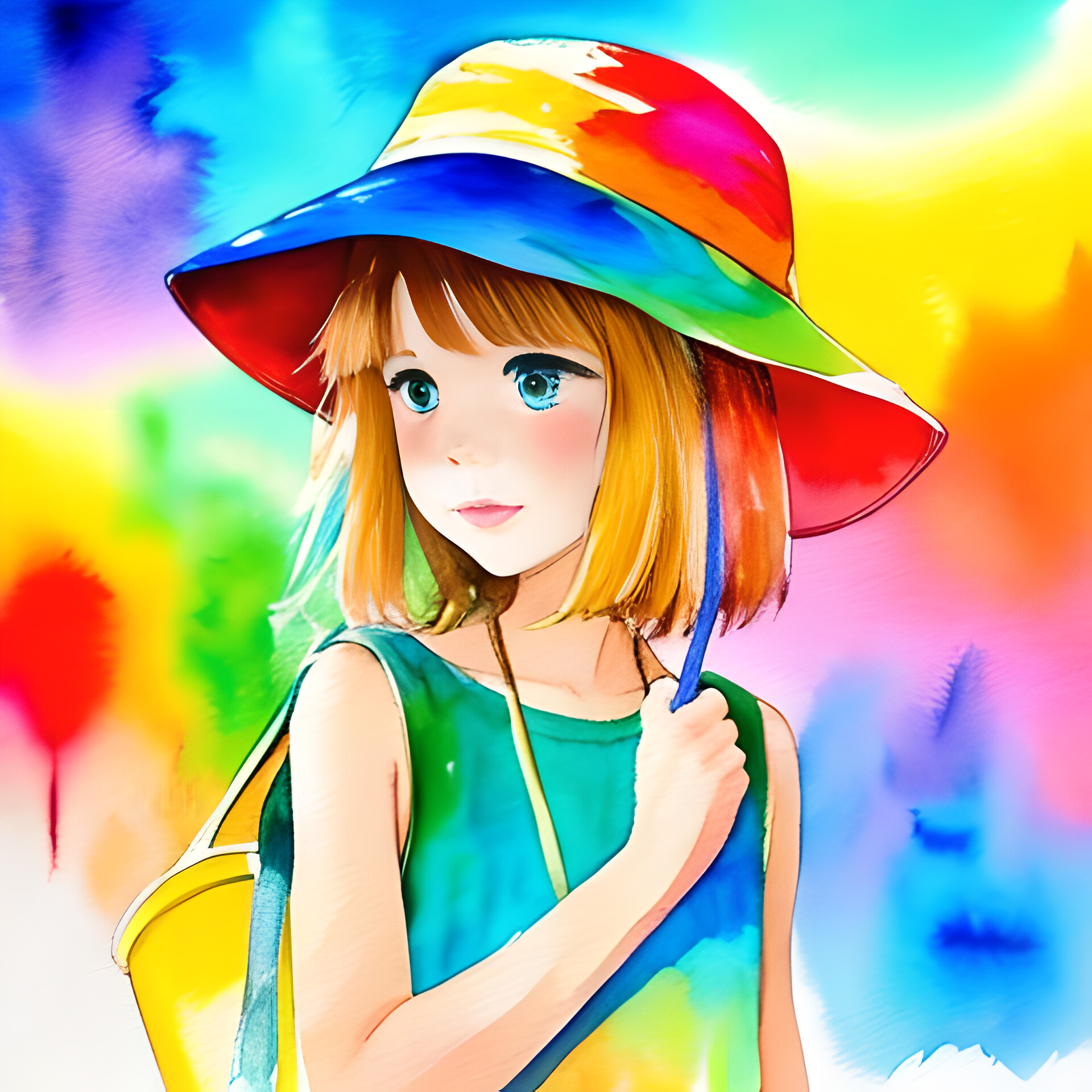 ArtStation - Bucket Hat Girl #12