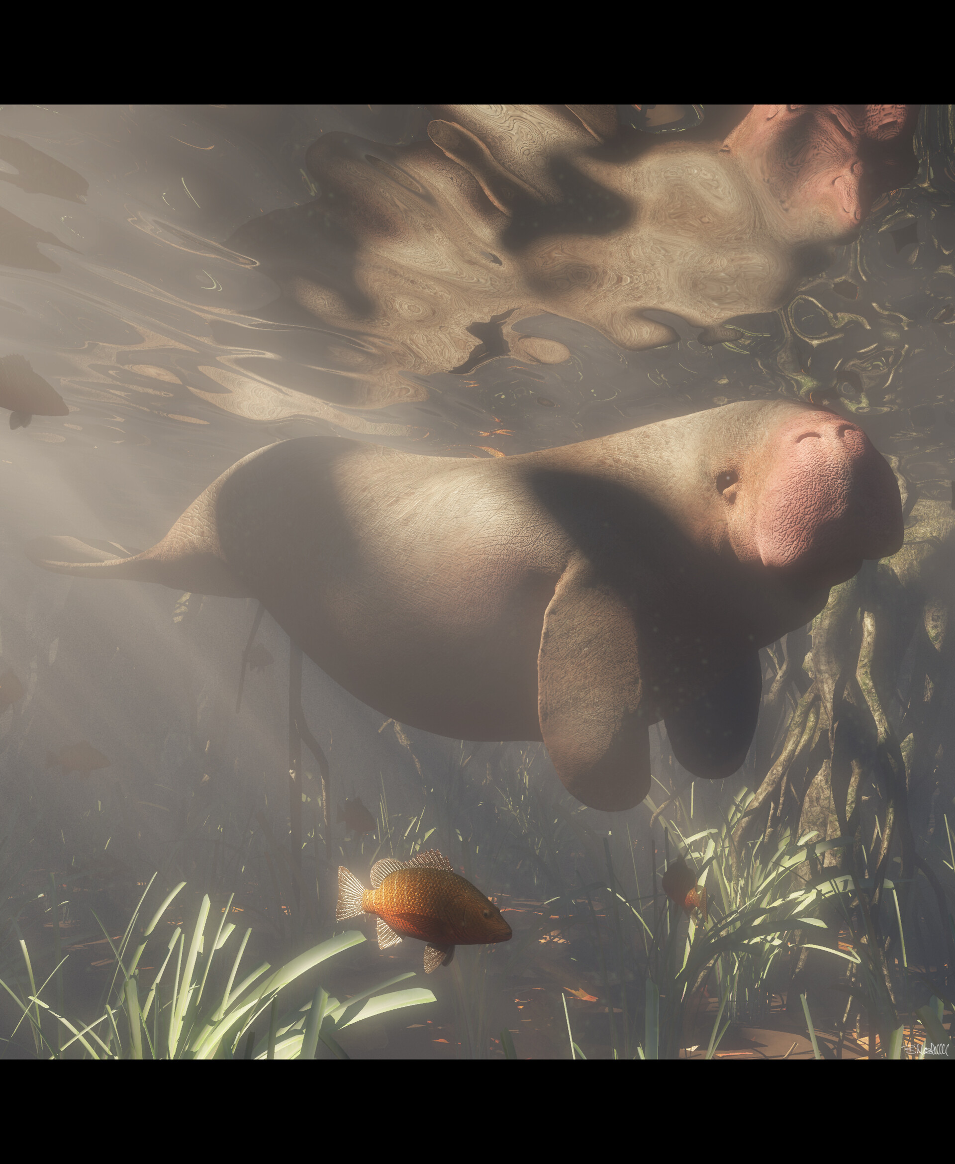 ArtStation - Manatee Monday