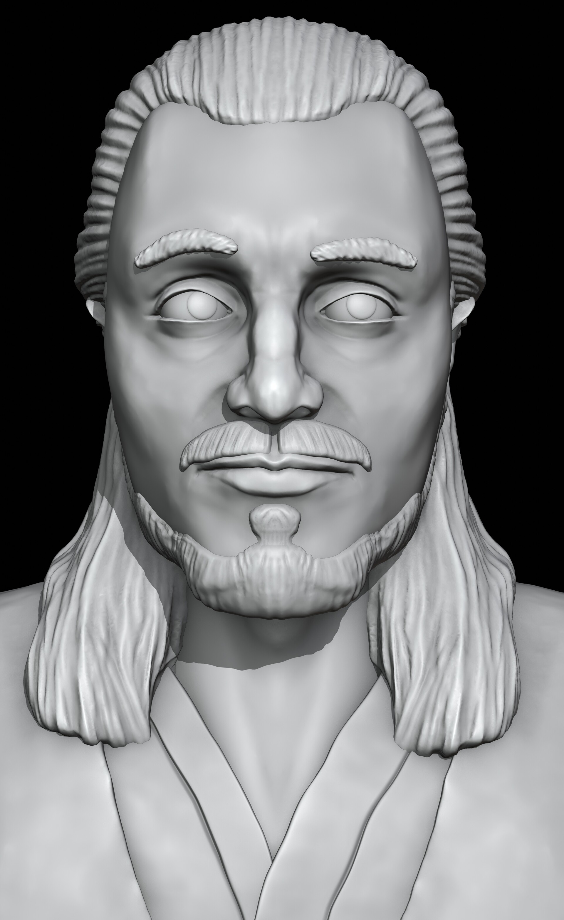 Ryan King - Qui-Gon Jinn (Blender 3d Character)