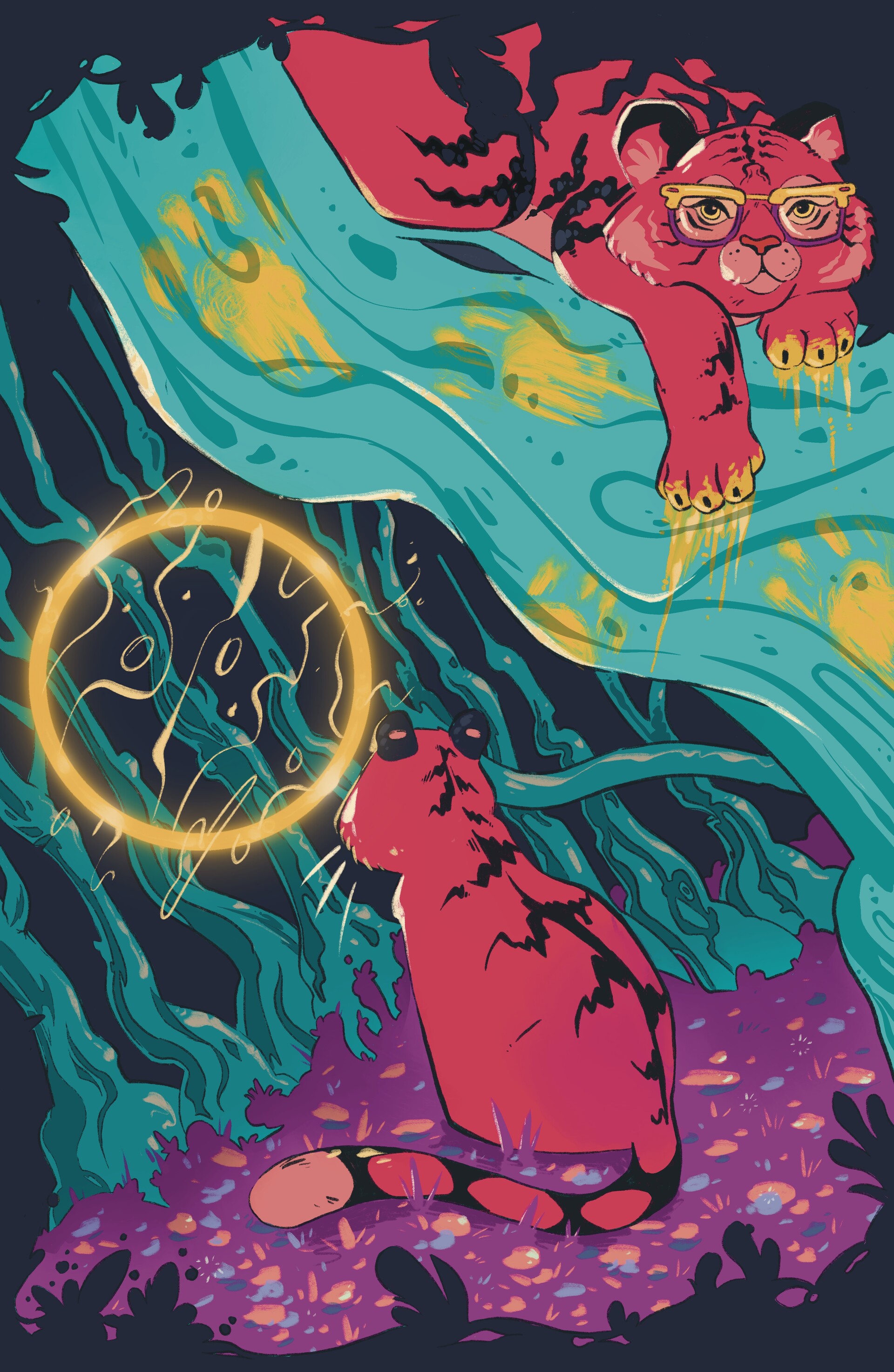 ArtStation - Neon Tigers