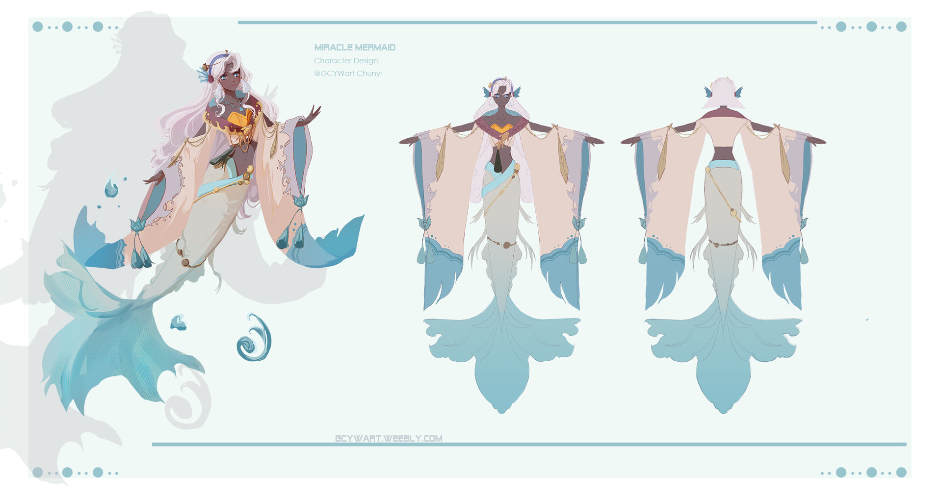 ArtStation - Mermaid character design