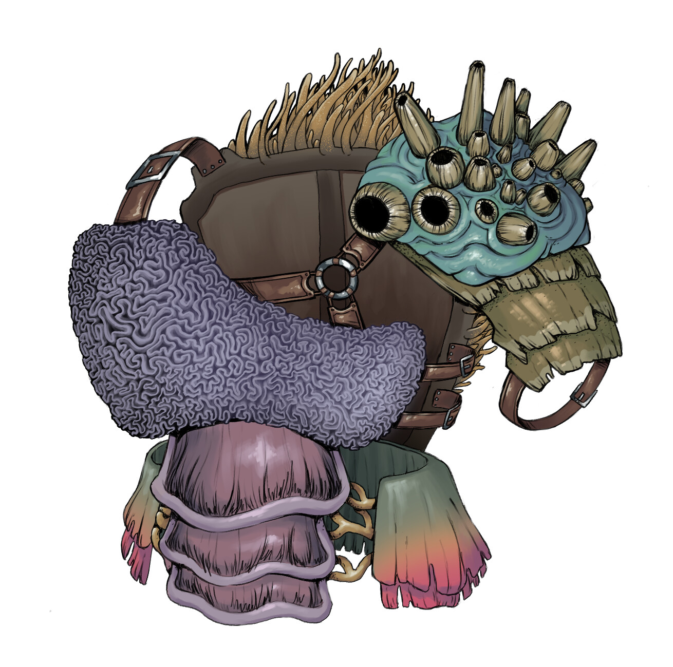 ArtStation - Coral Armor design