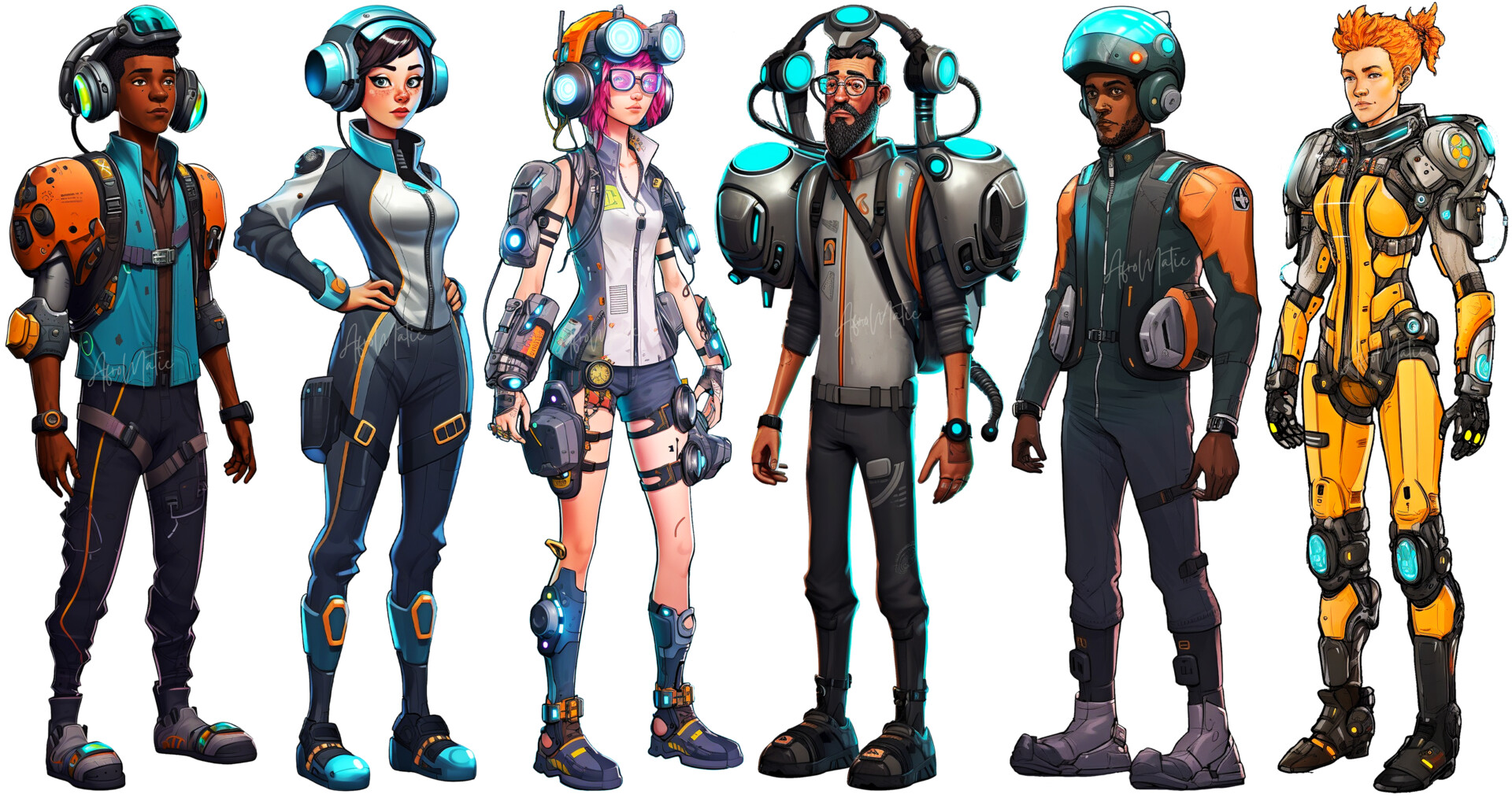 ArtStation - Sci-Fi Futuristic Video Game/Cartoon Inspired AI Curated ...