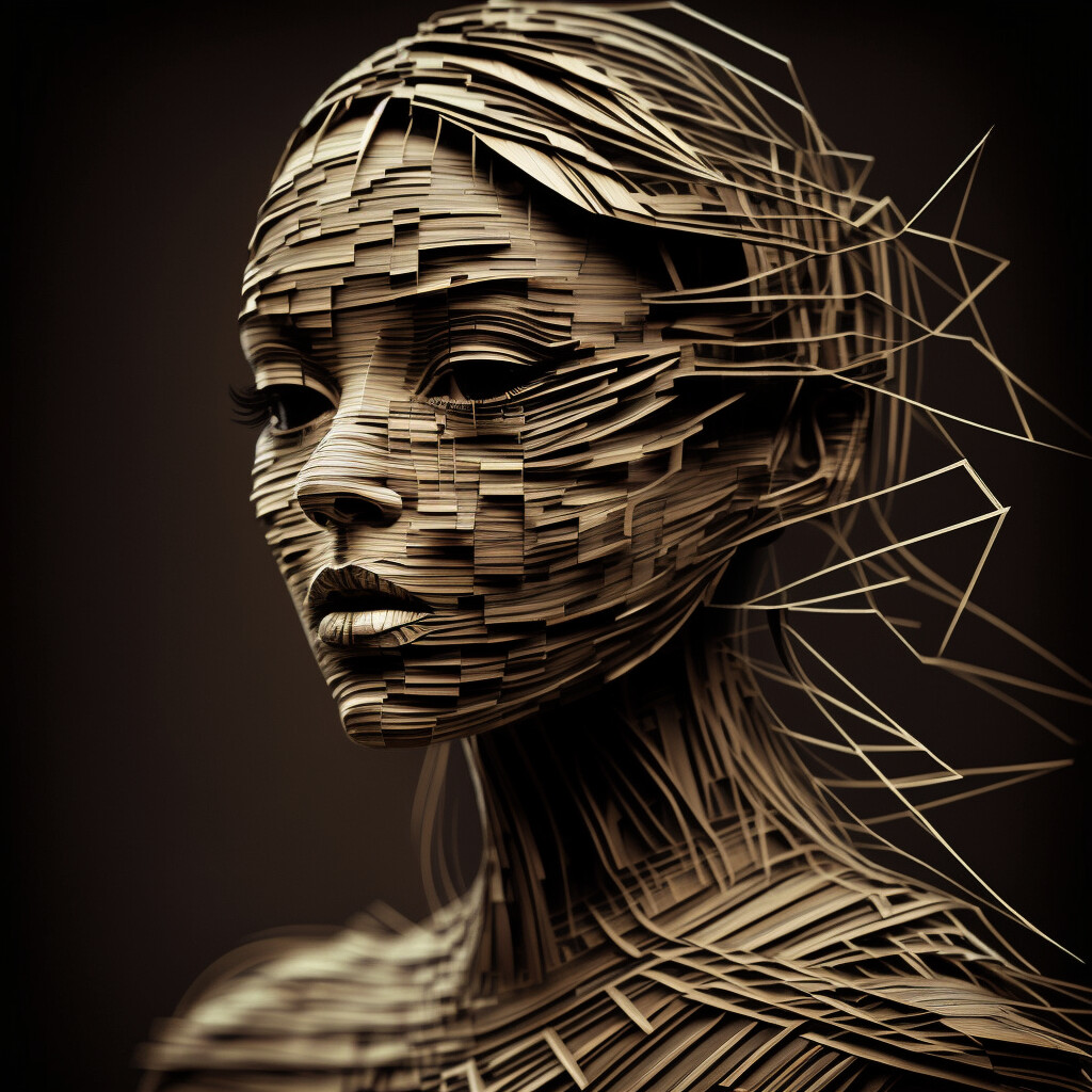 ArtStation - Proud Bamboo Woman: A Symphony of Strength