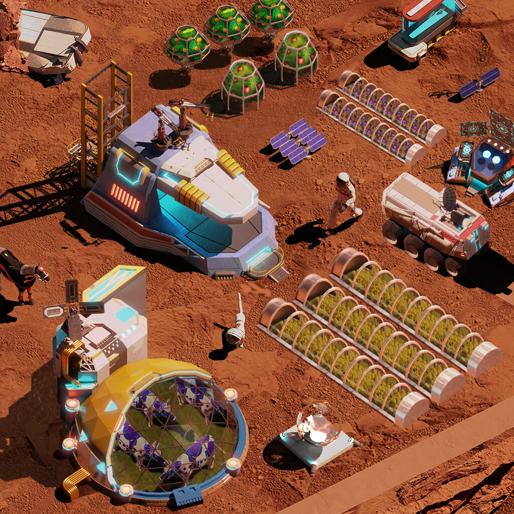 ArtStation - Starvin Martian Game UI