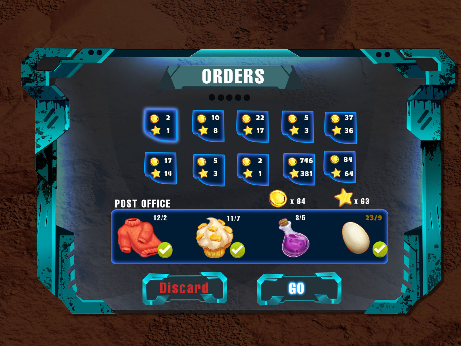 Aisha Ahmed - Starvin Martian Game UI