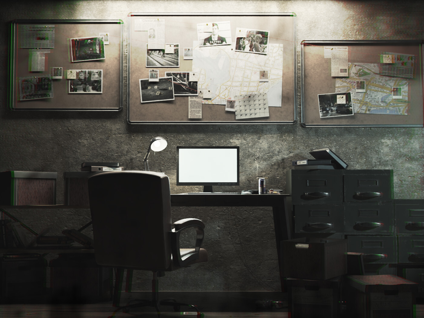 ArtStation - Private Investigator(PI)'s Office