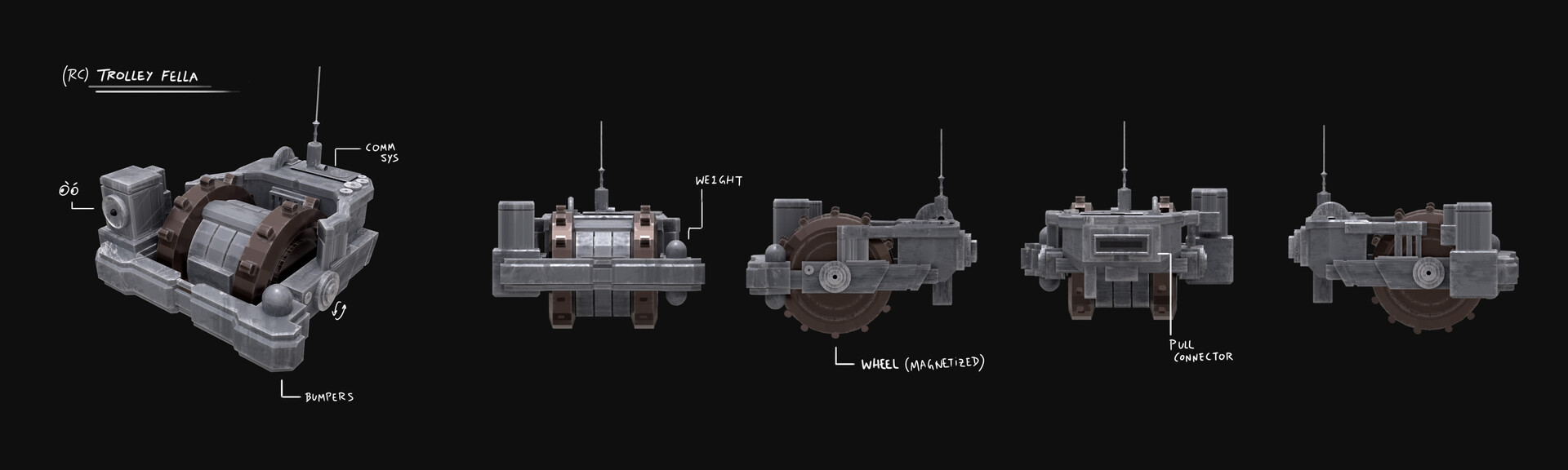 Richard PL - Engineer's Garage in a Brutalist World (Player's HQ)