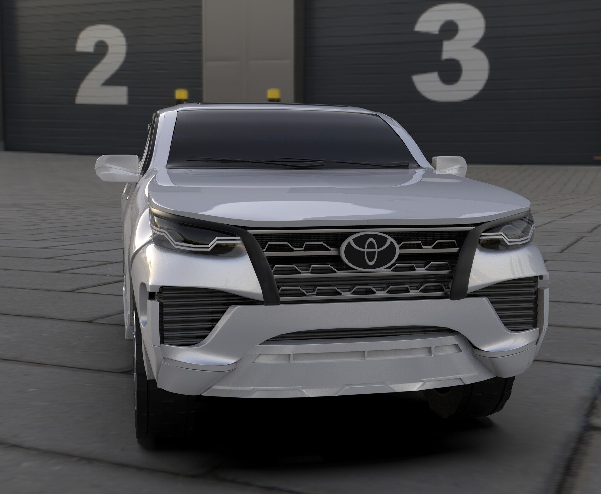 ArtStation - Toyota Fortuner 3D model