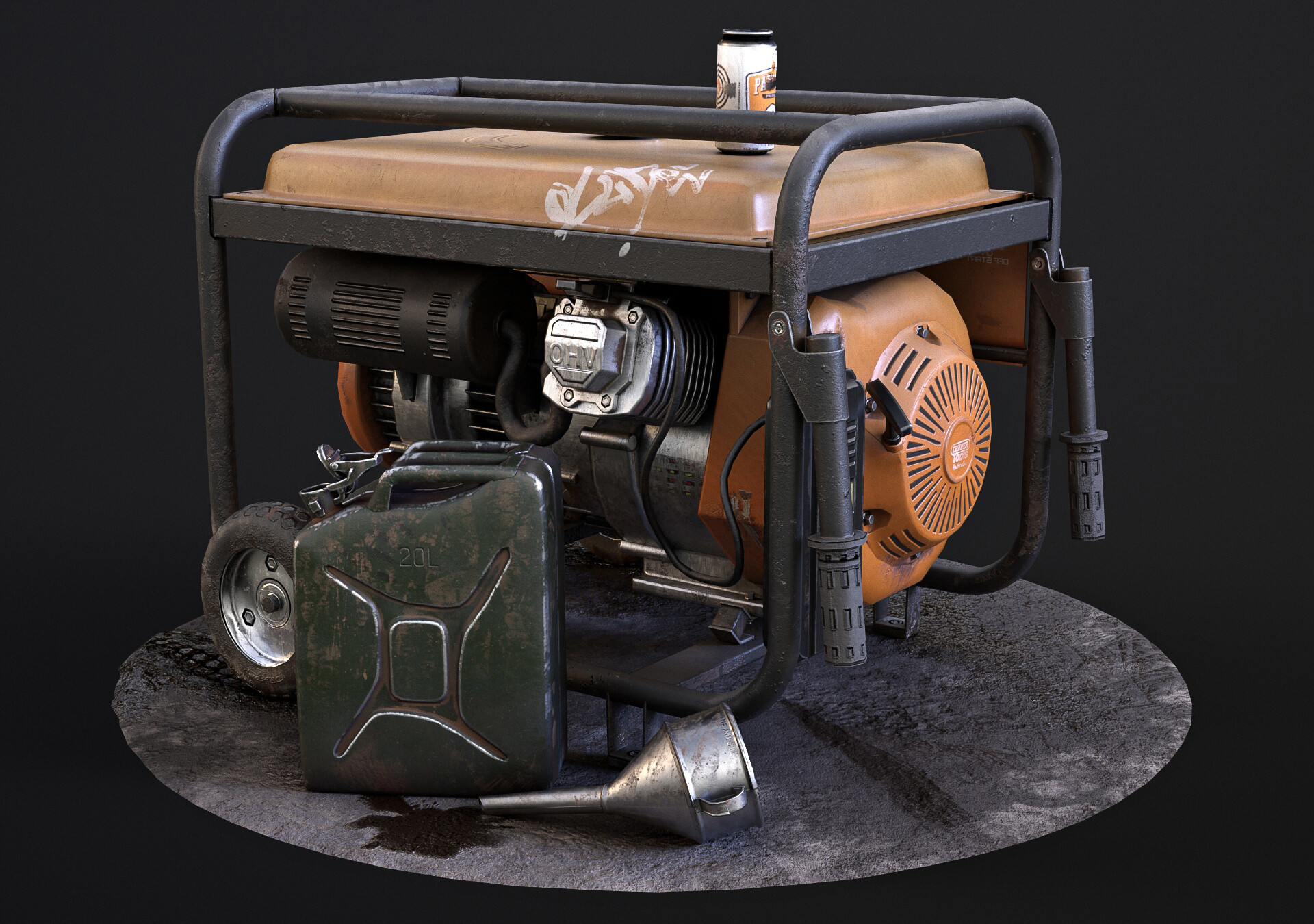 ArtStation - OLD GENERATOR Draper Expert 5500 WT electrostat