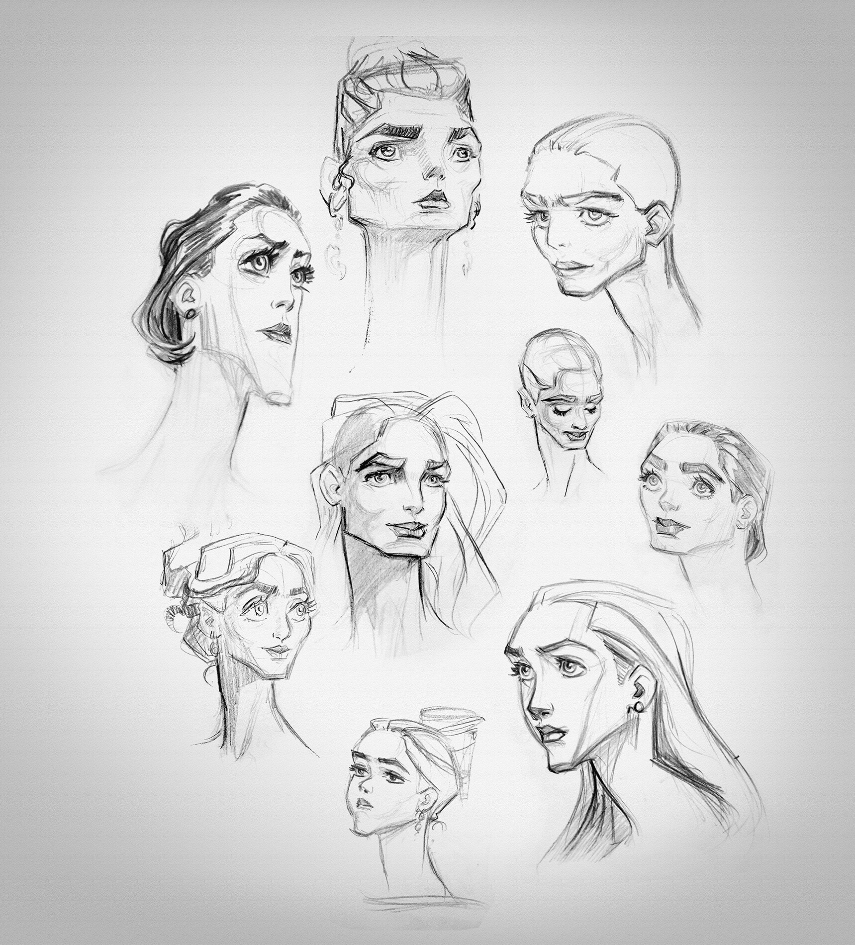 ArtStation - Girls face design