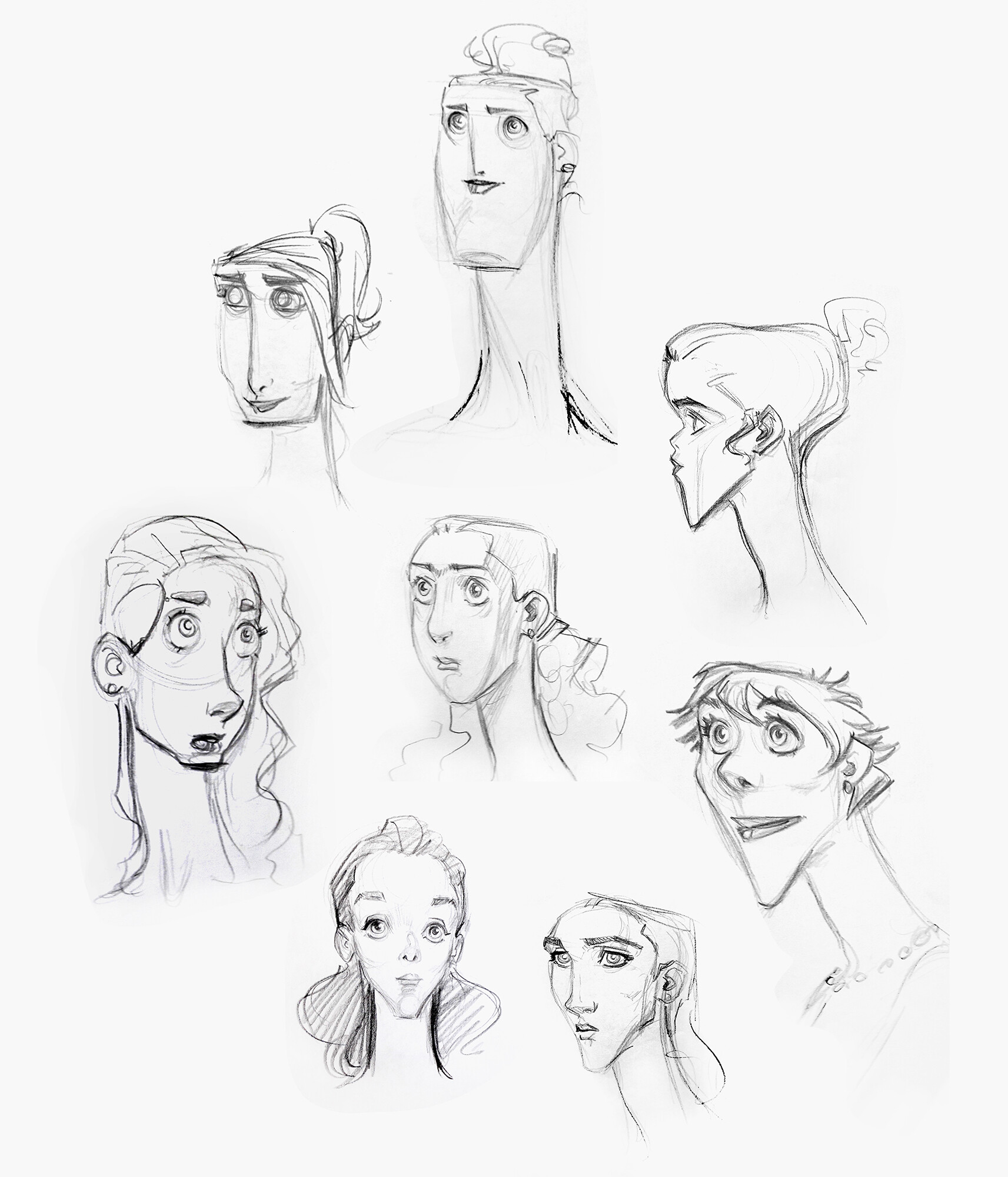 ArtStation - Girls face design