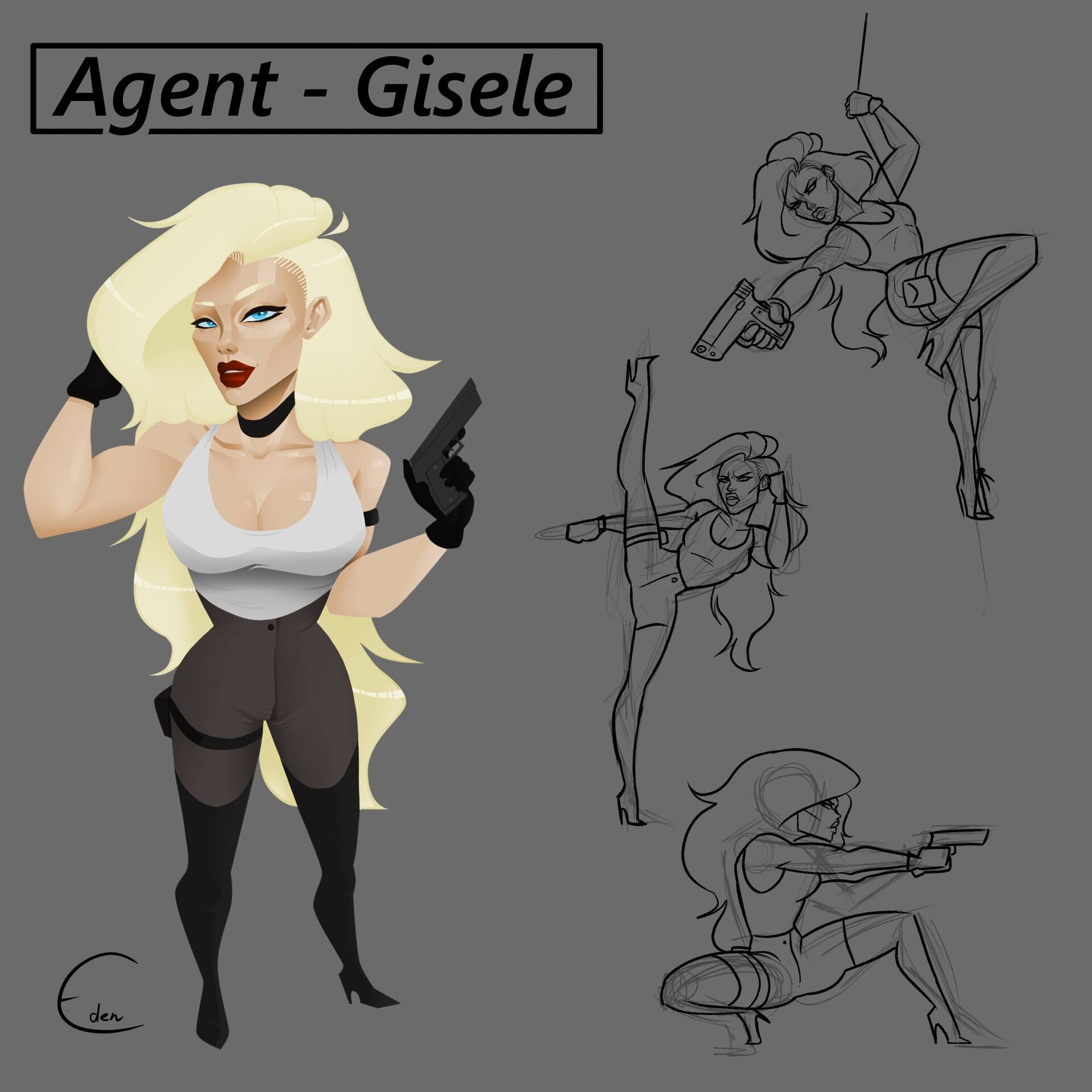 ArtStation - Agent: Gisele