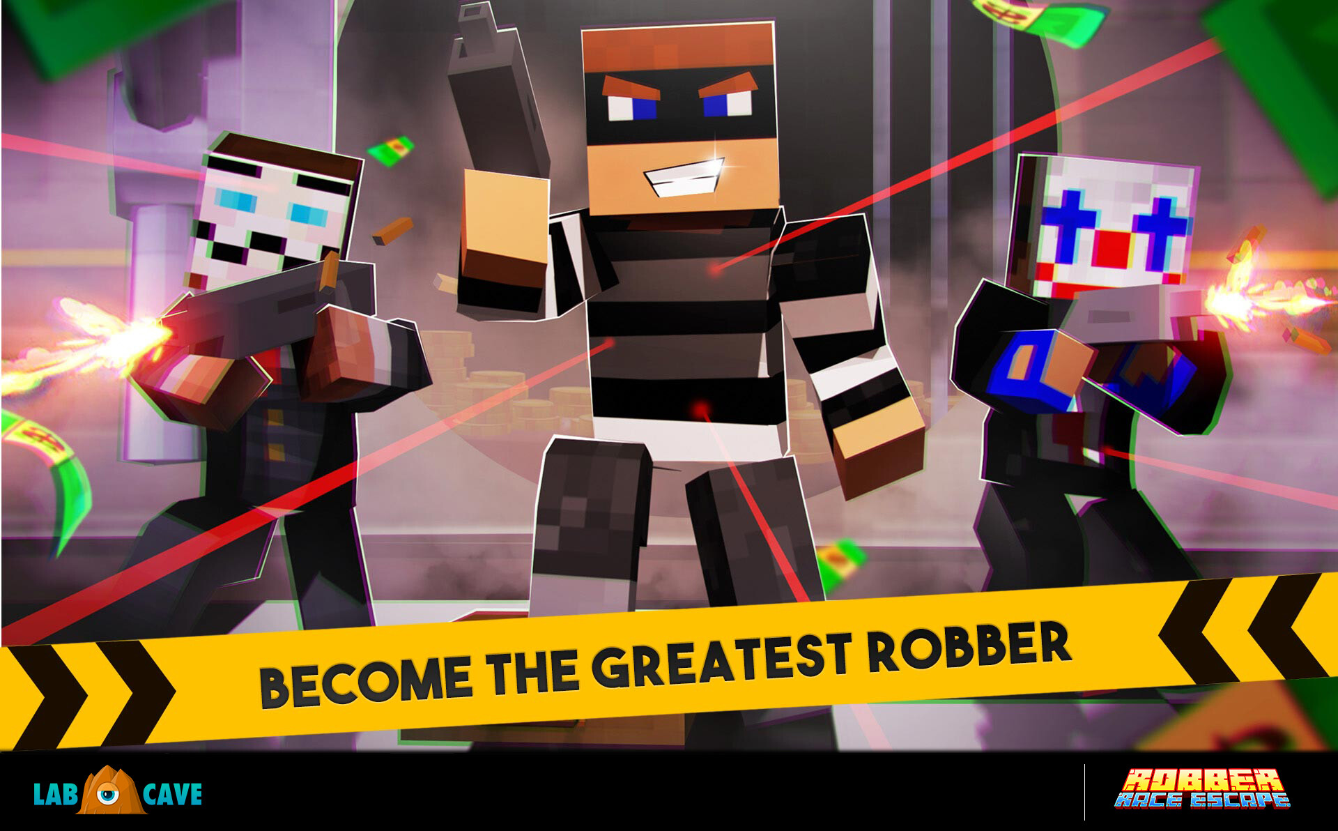 LAB CAVE - Robber Race Escape - CRO assets for Google Play and iTunes ...