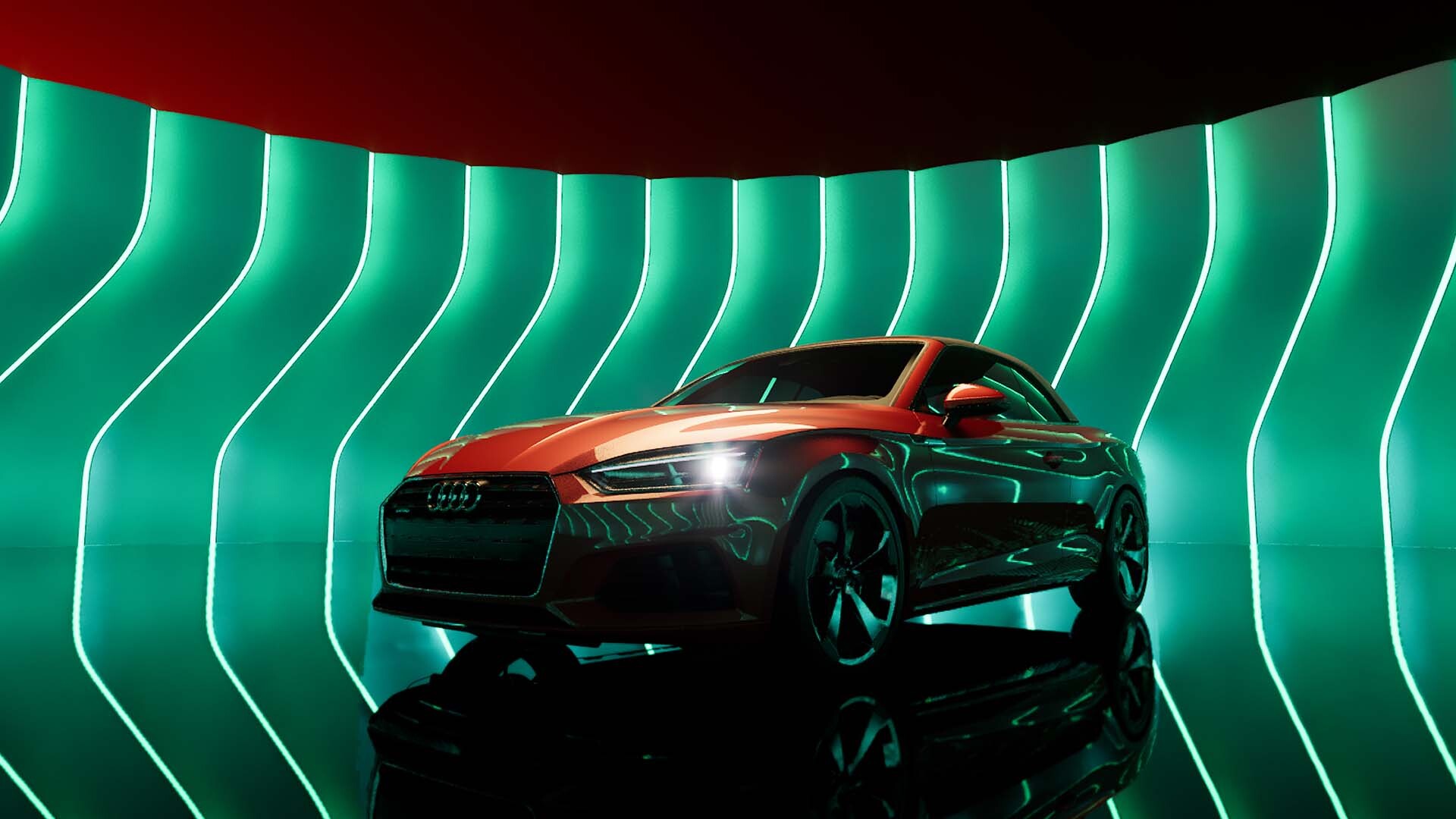 MODULUS Studio - Geometric Car Backgrounds (UE5)