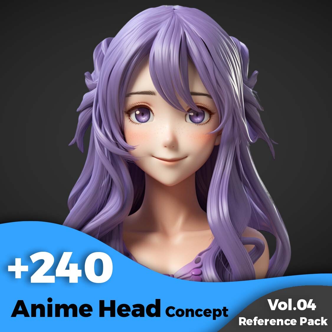 Concept Art - +240 Anime Head