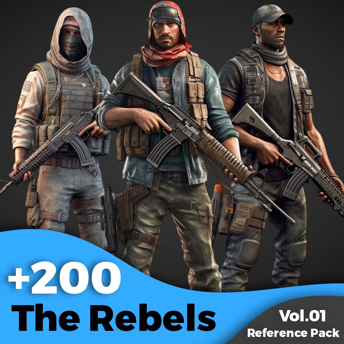 ArtStation - +200 The Rebels Character