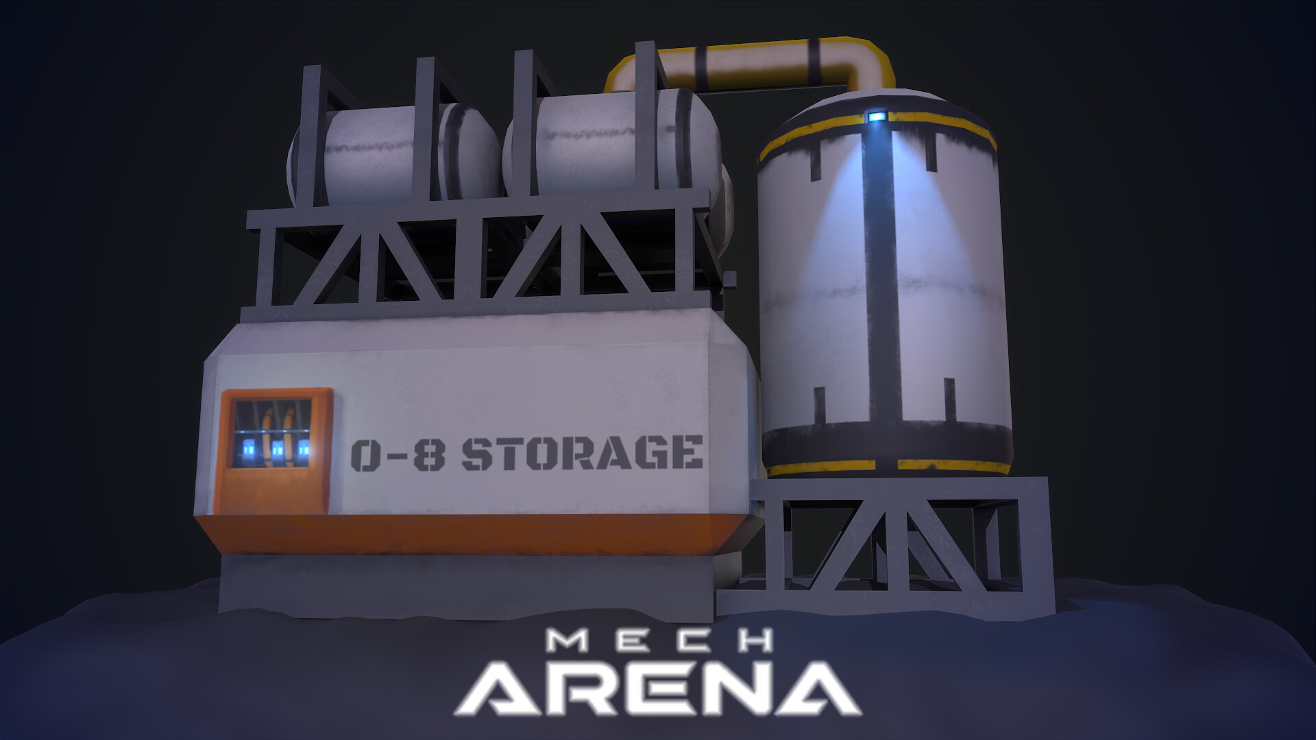 ArtStation - Mech Arena Building