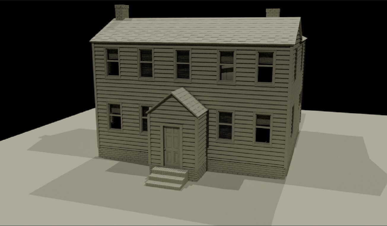 ArtStation - 3D Modeling - The House