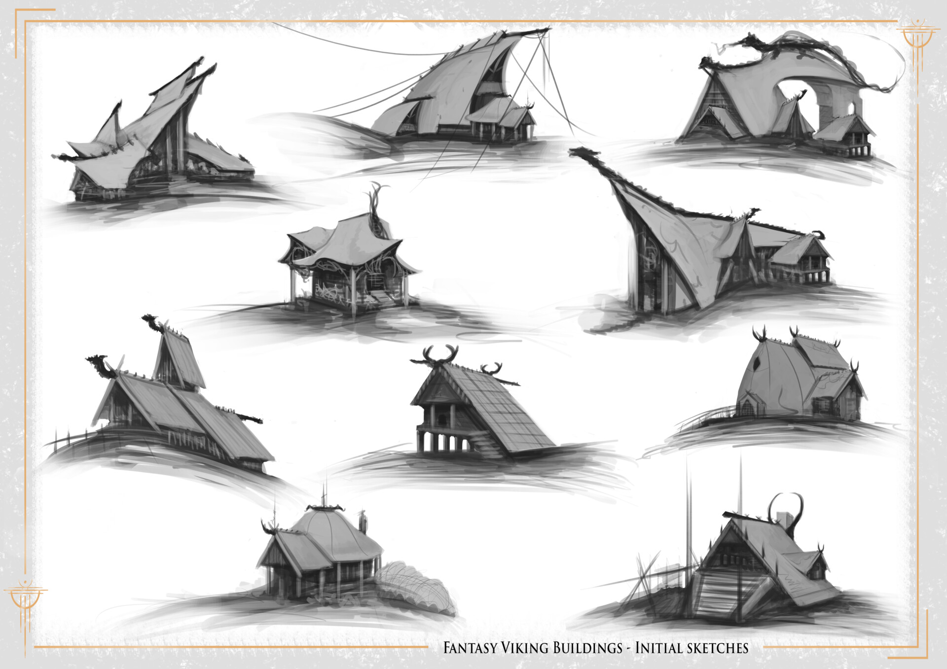Liam Davey - Concept Design - Viking House