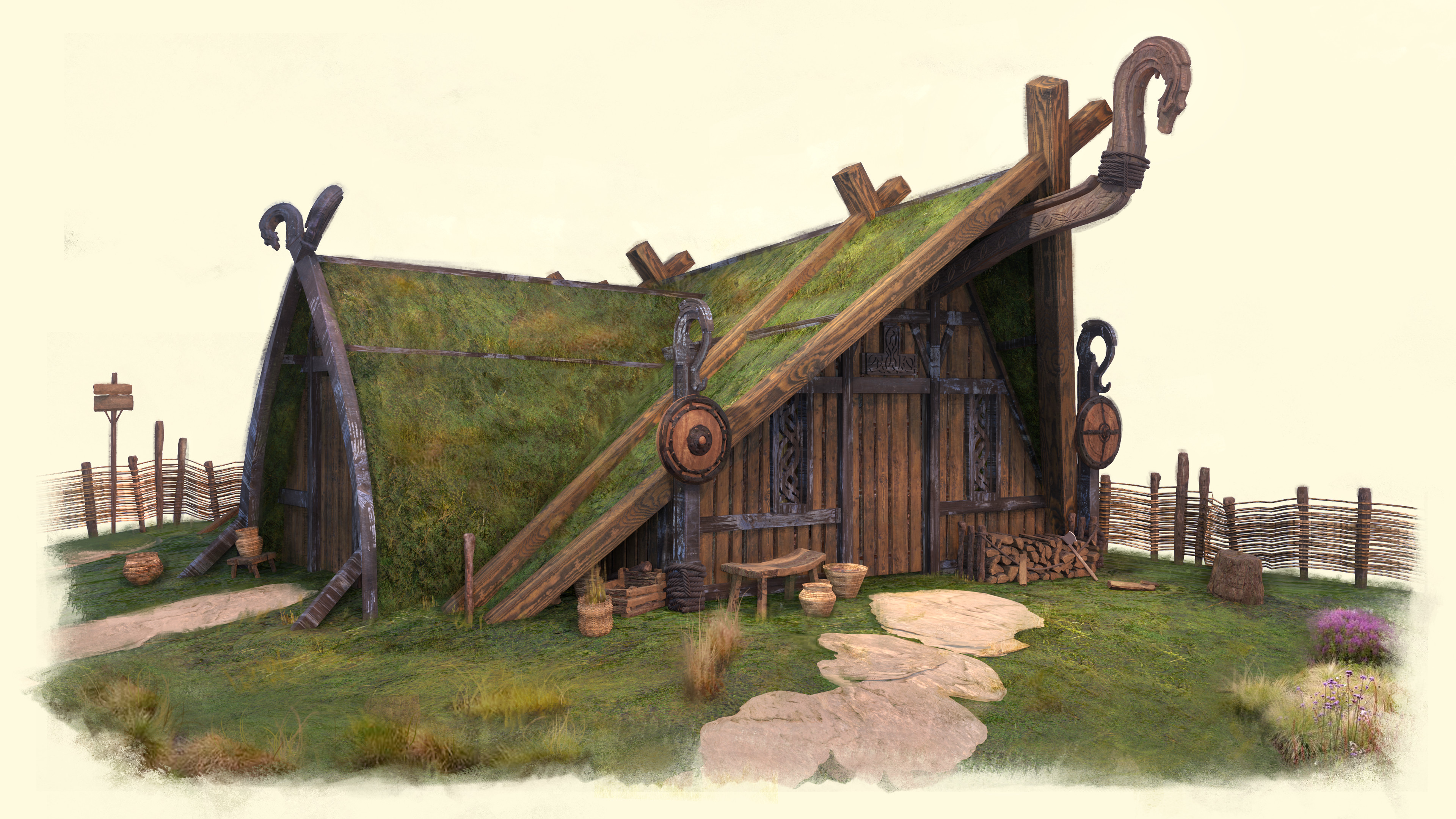 Liam Davey - Concept Design - Viking House