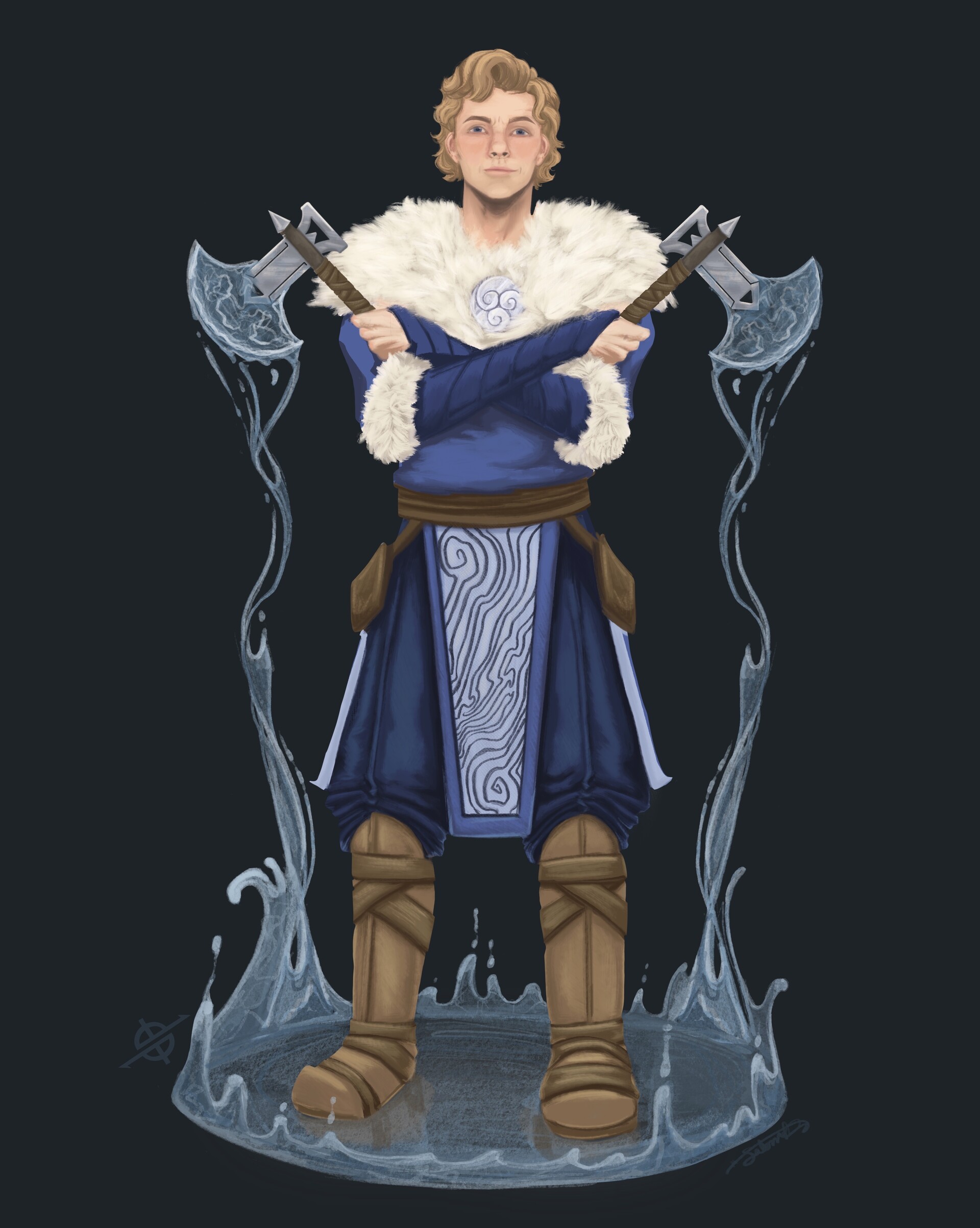 ArtStation - Water Bender inspired by Avatar Last Airbender