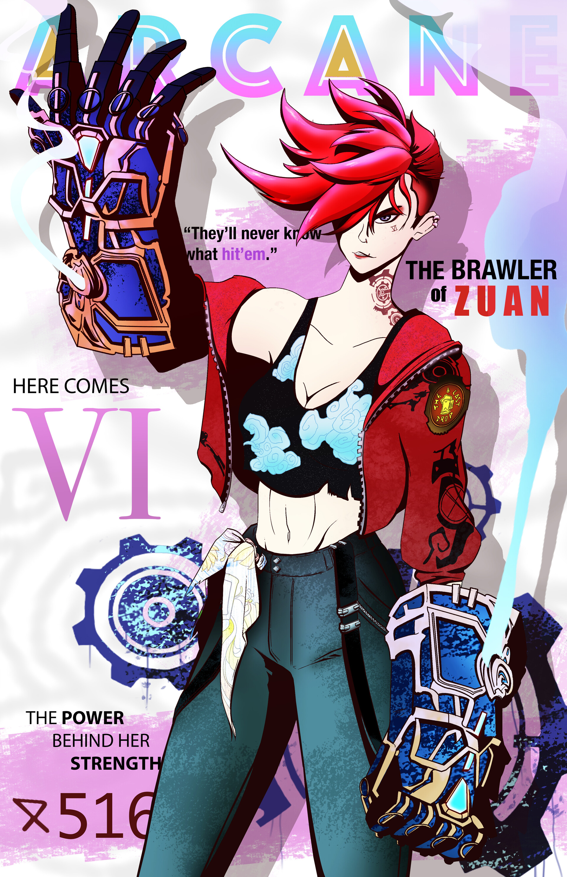 ArtStation - Arcane Vi Poster