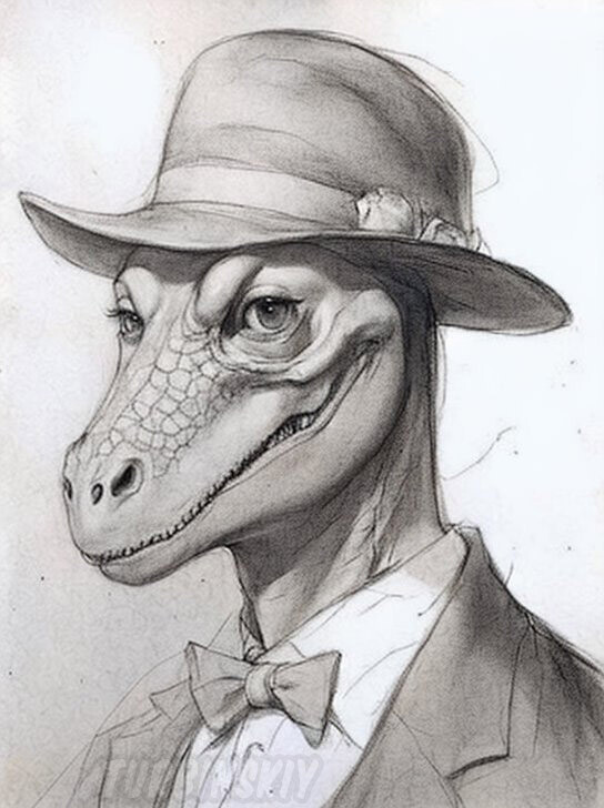 ArtStation - Anthropomorphic dinosaurs