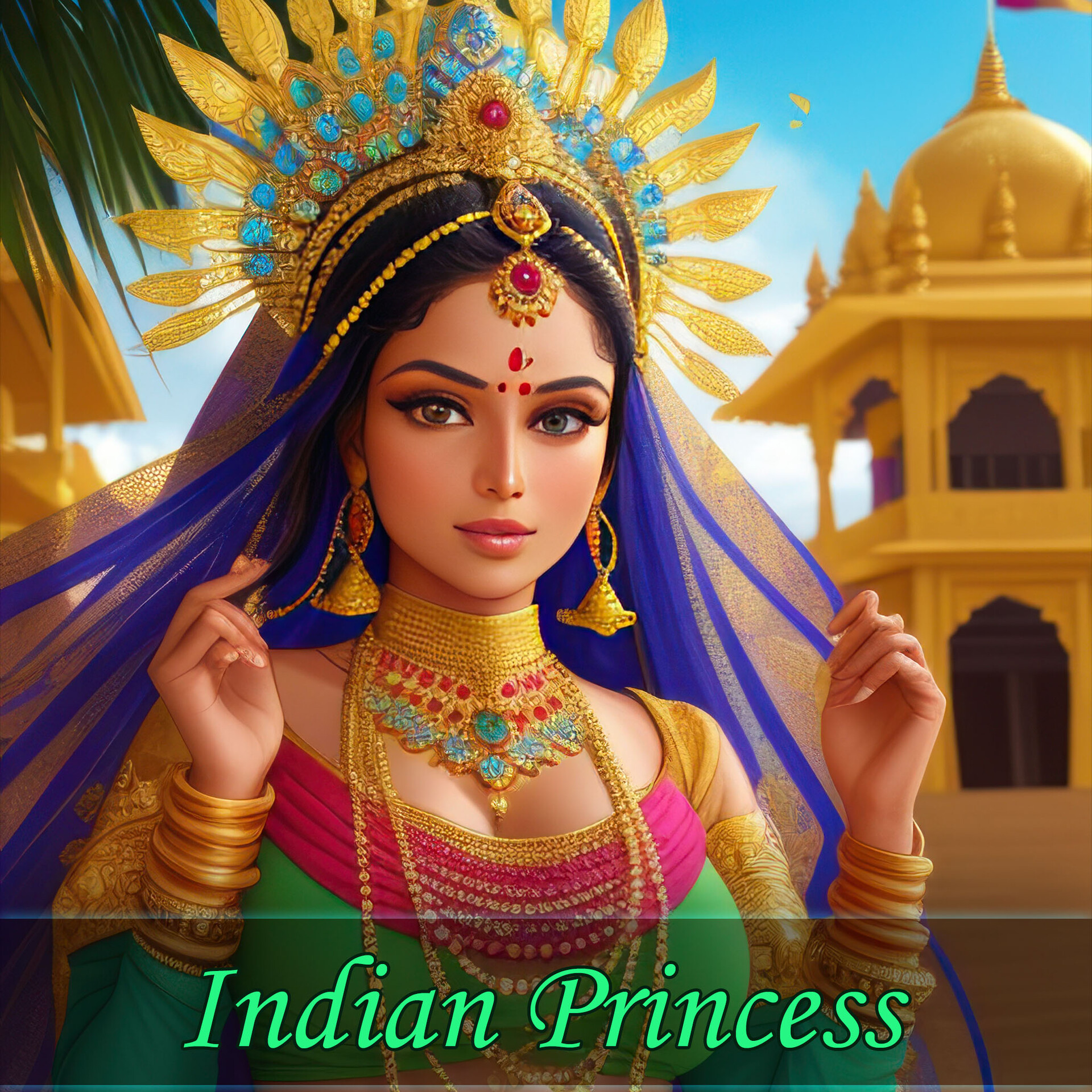 ArtStation - +360 Indian Princess Reference Pack _4k _V2
