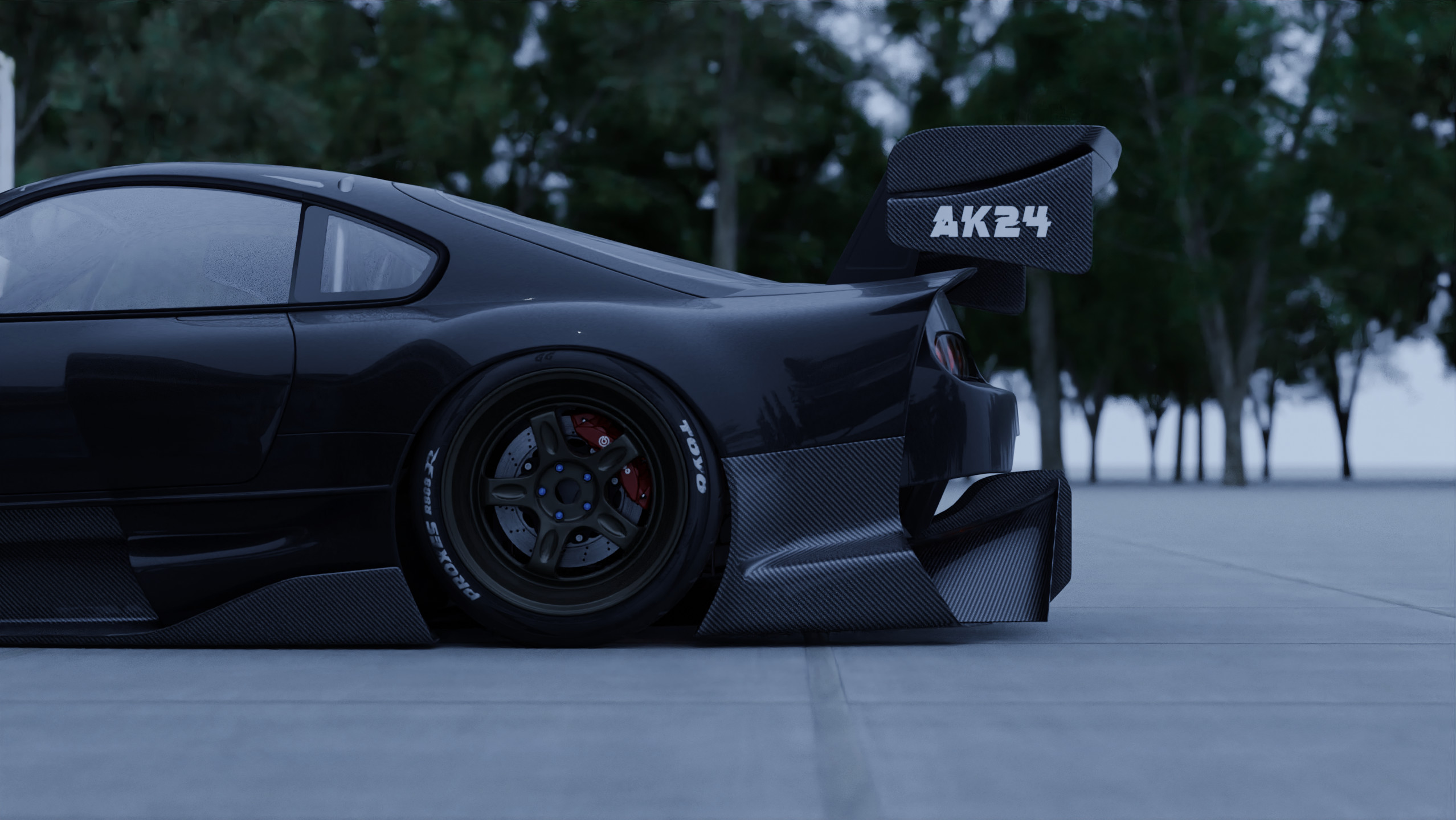 Rention - Toyota Supra MK4 Heavy Modified | Blender CGI Animation