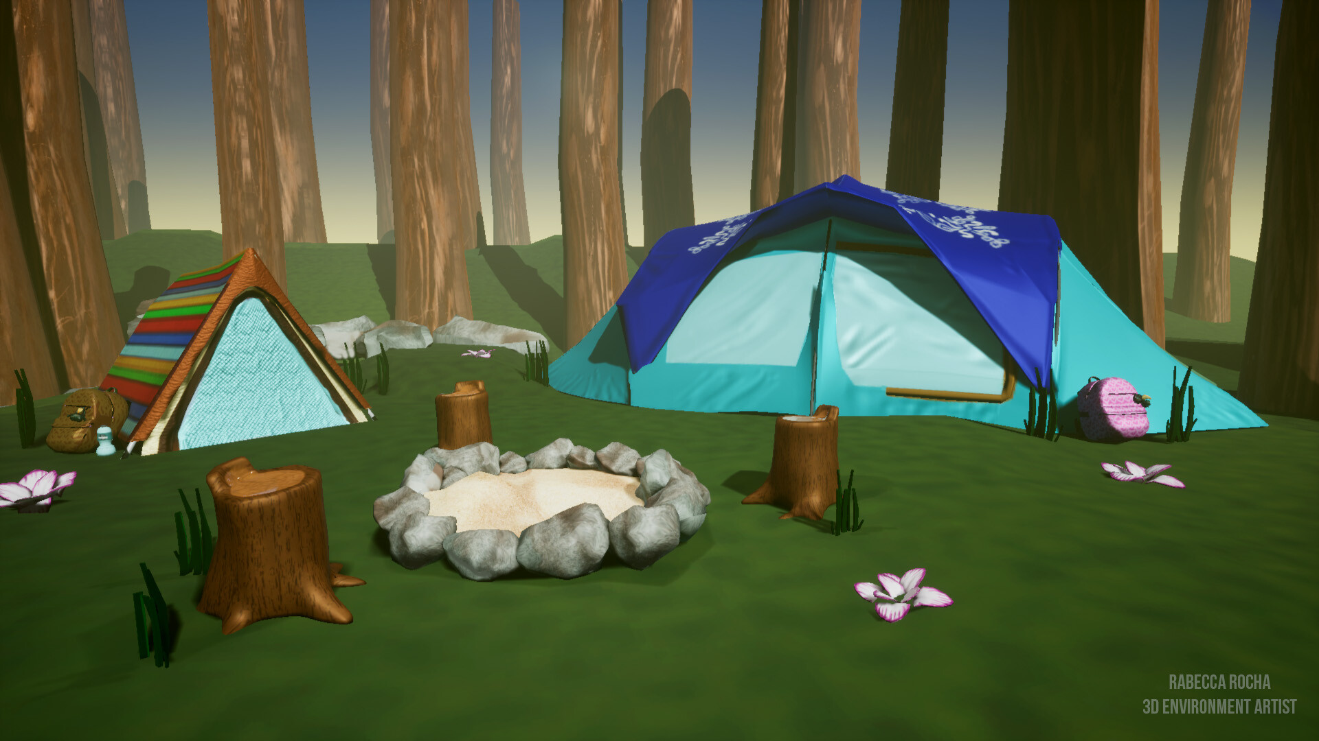 ArtStation - Camp Scene