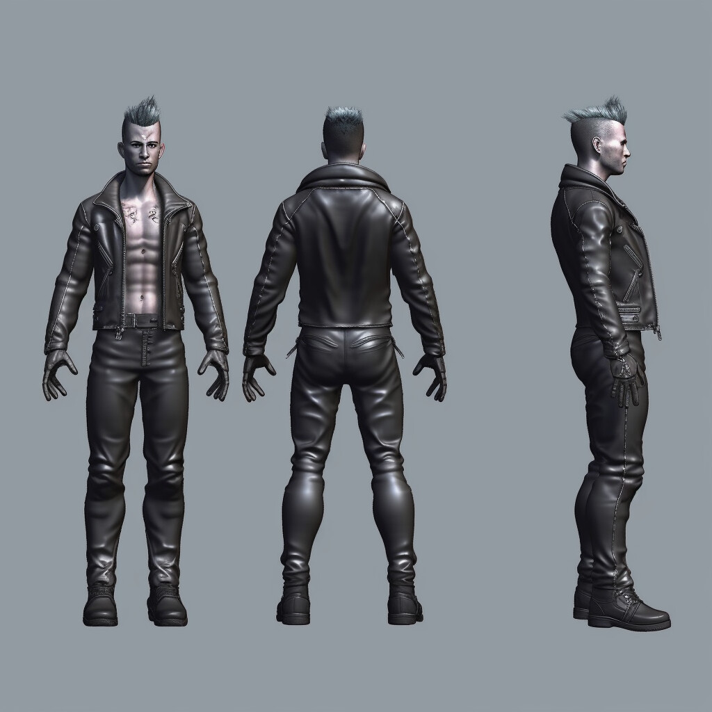 ArtStation - Consistent A Pose Characters Designs