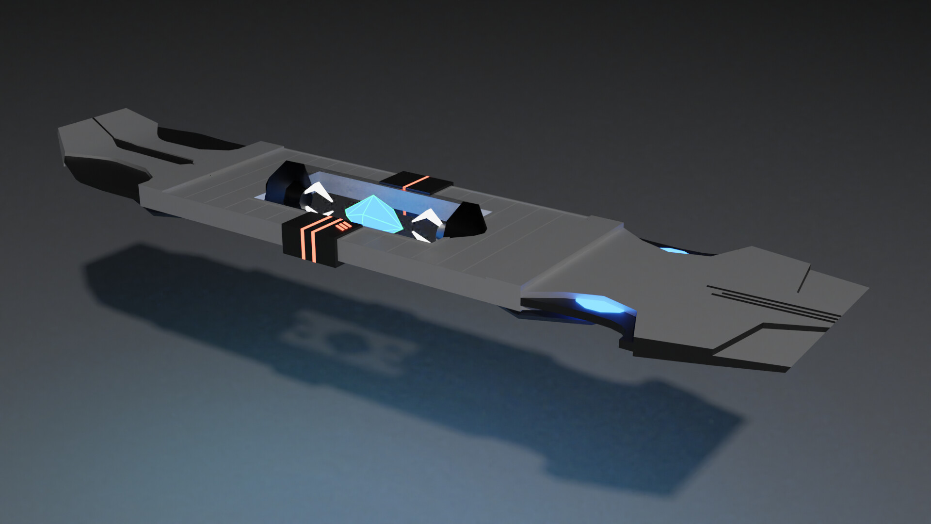 RiXu - Low Poly Hoverboard